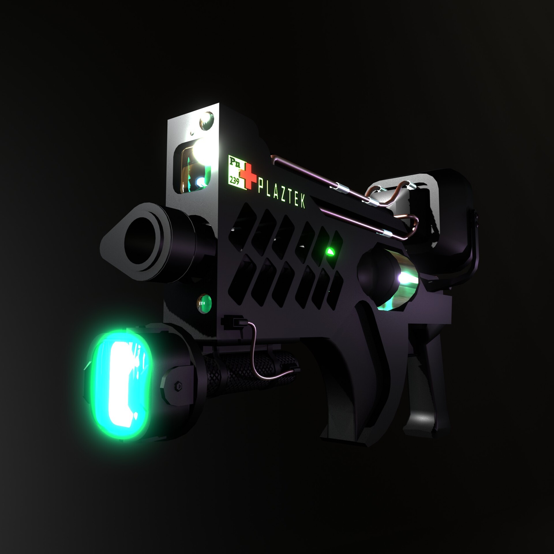 ArtStation - Futuristic plasma weapon