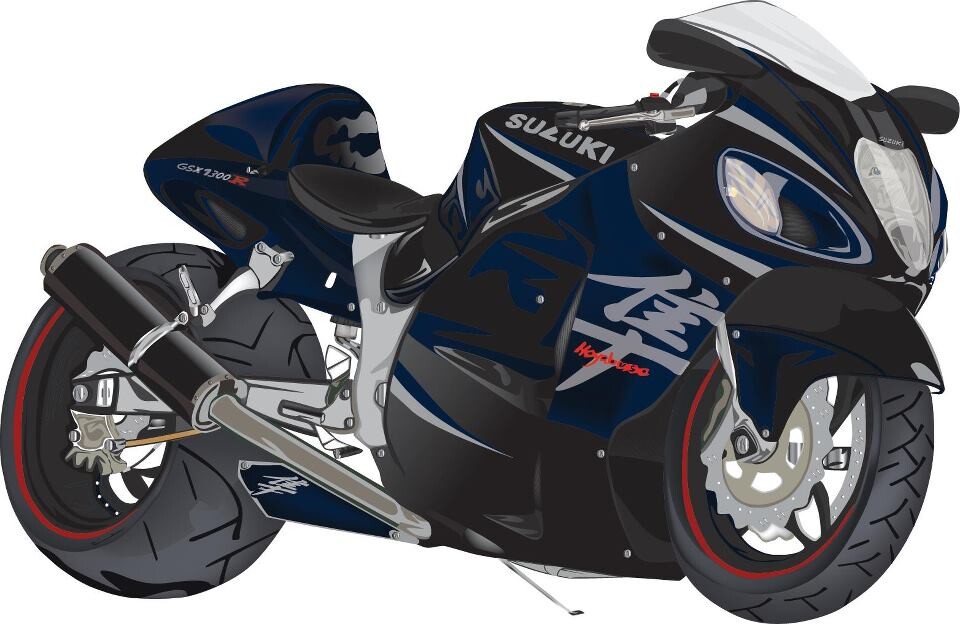 ArtStation - custom hayabusa 3d illustration