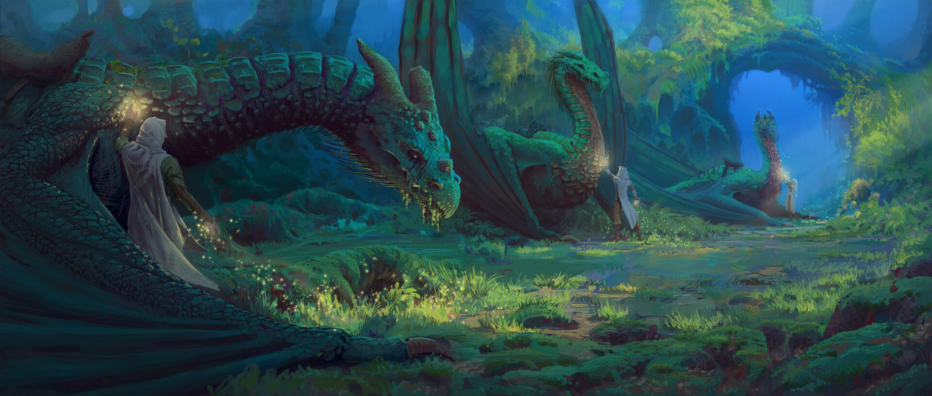 ArtStation - Sylvan Dragons