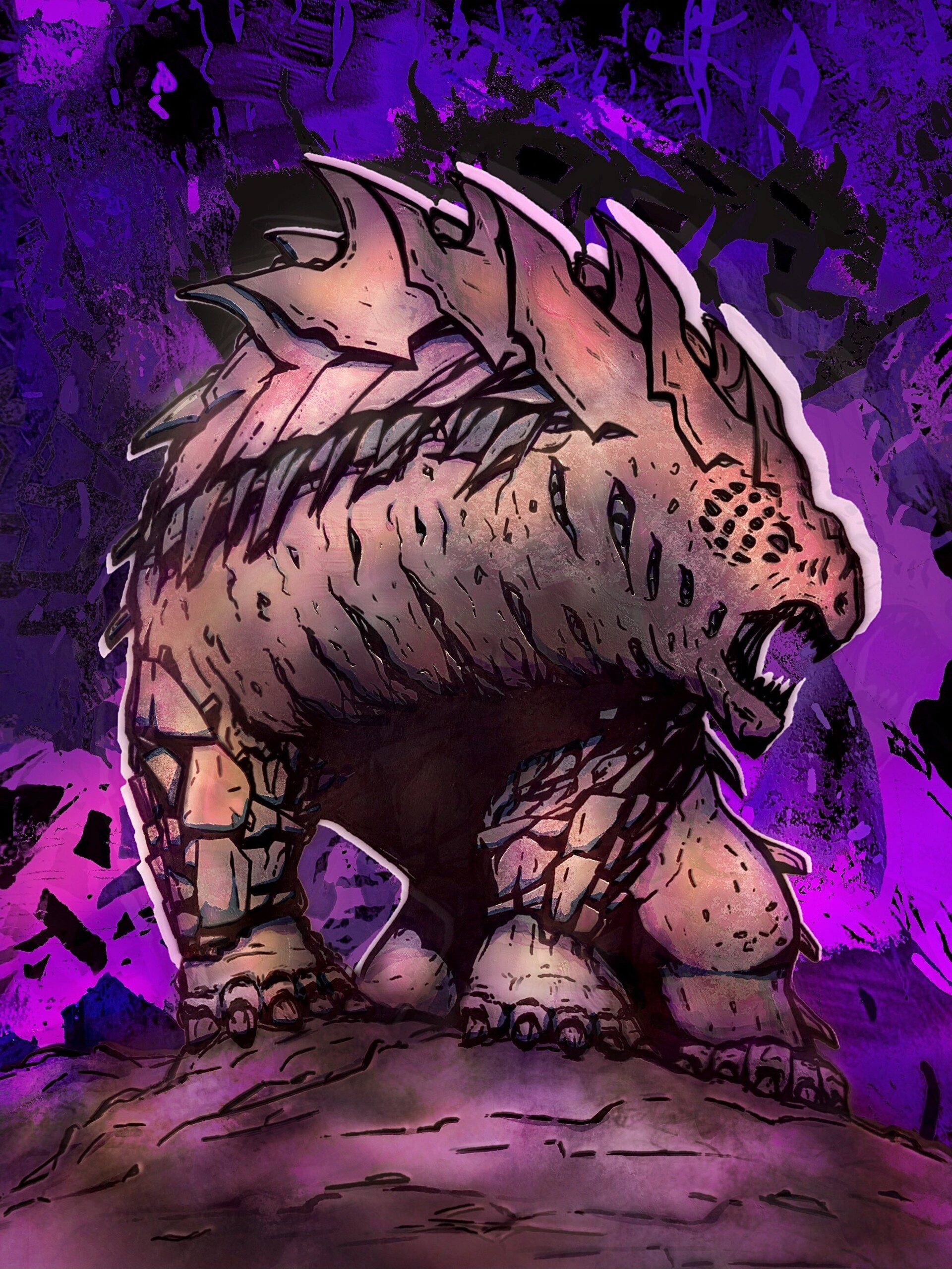 ArtStation - Sketchbook Artwork 7 - Alien Beast