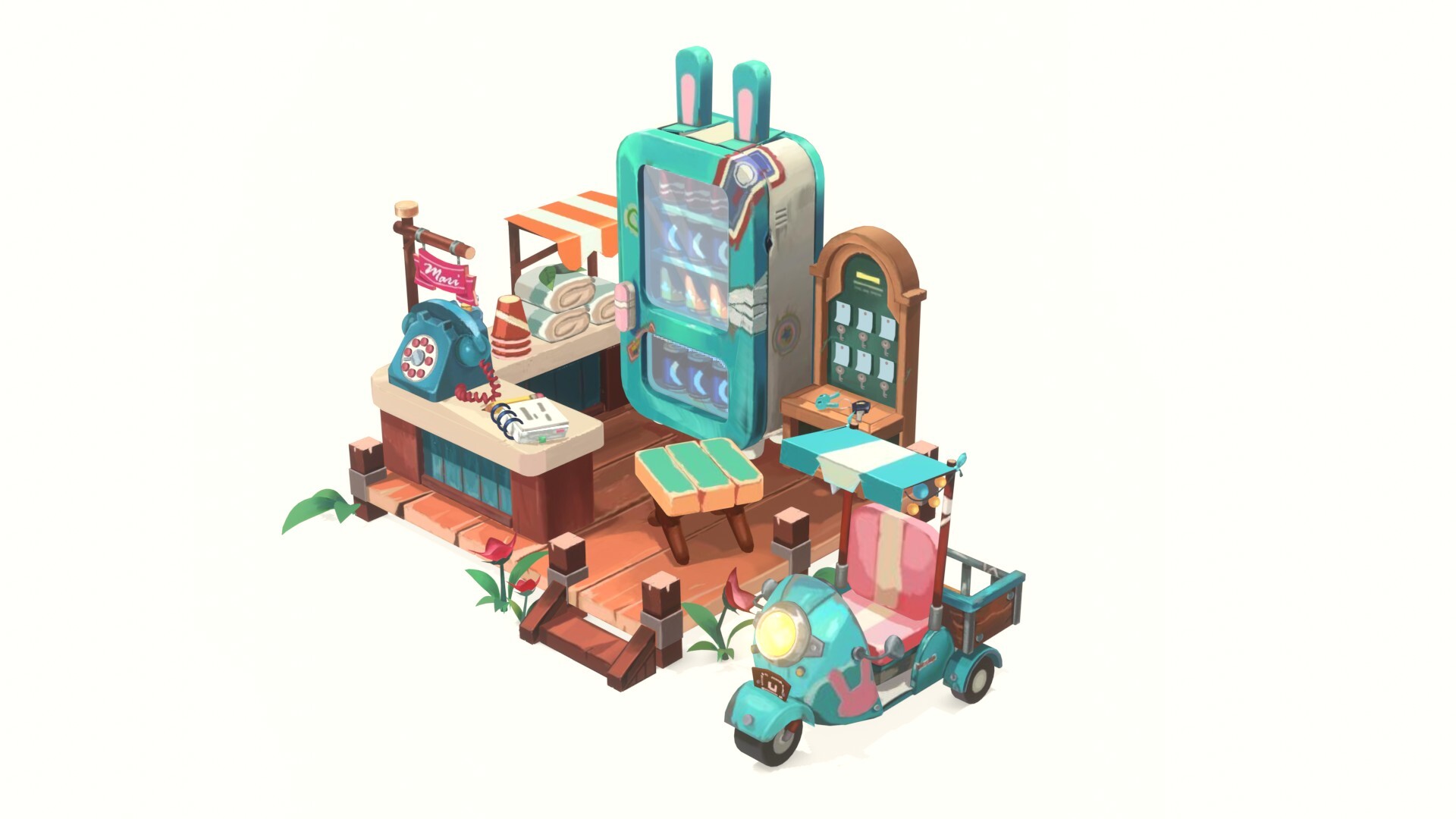 ArtStation - Mari's Reception