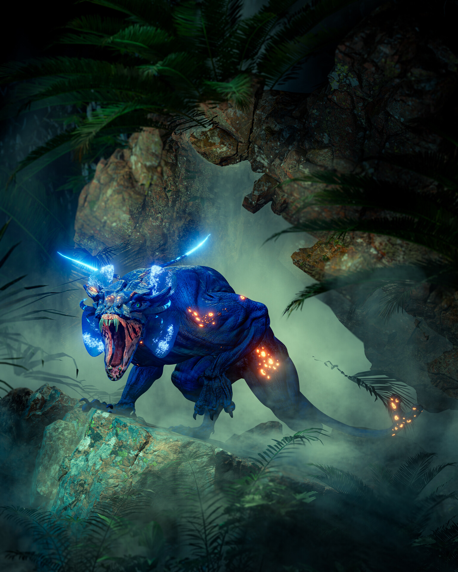 alien creature artstation