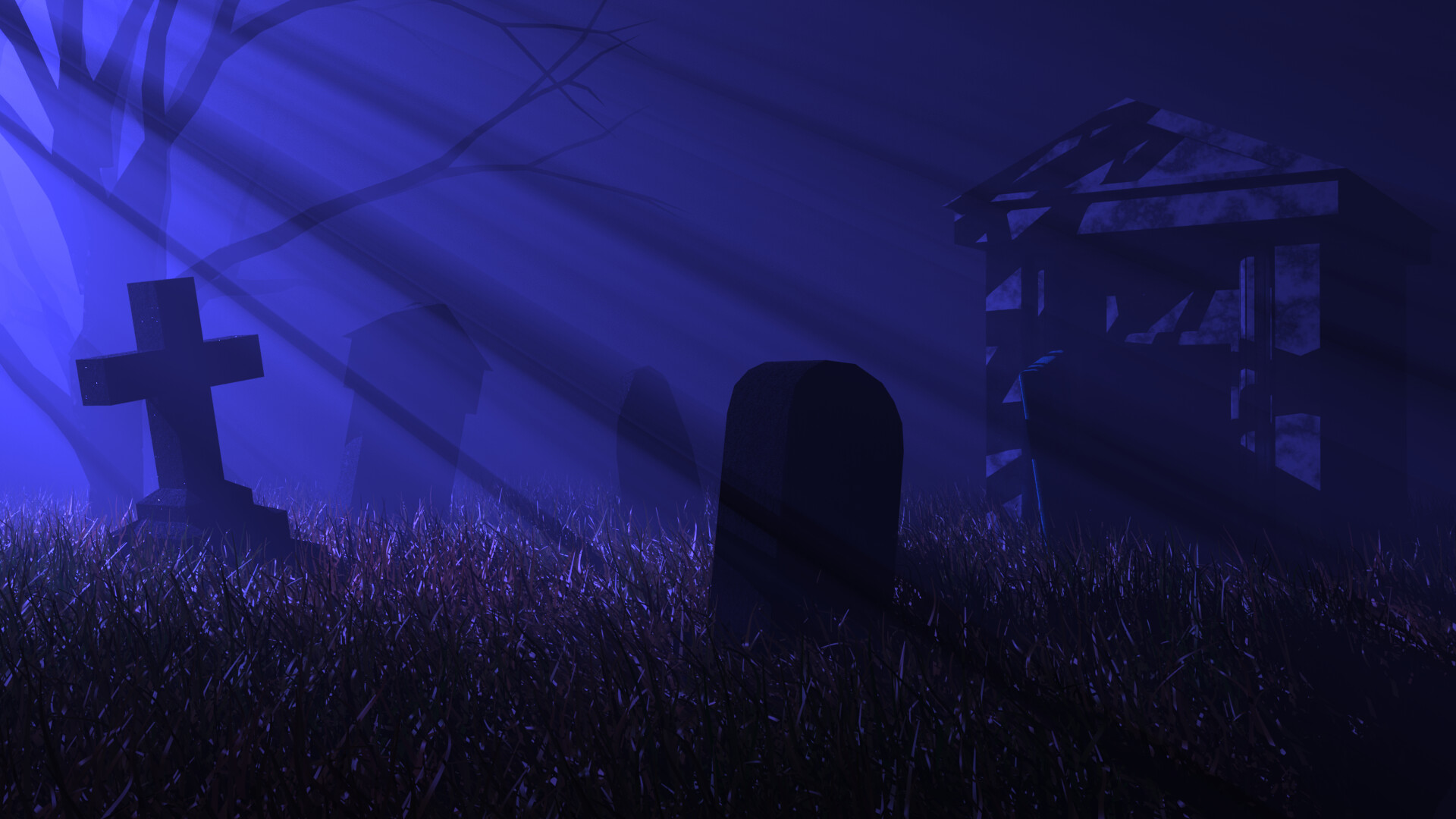 ArtStation - Abandoned Graveyard