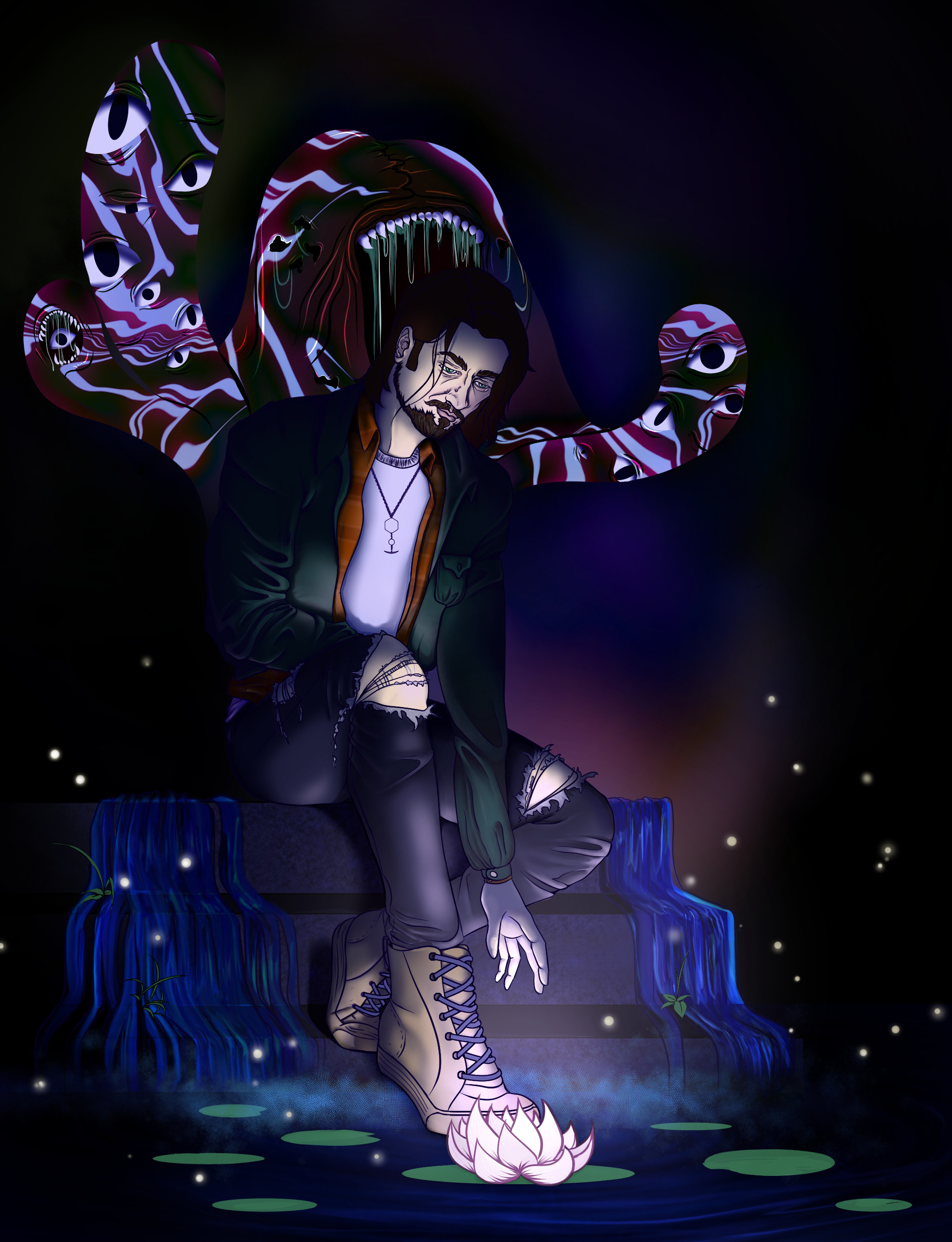 BubbleGrim - Youtuber Art - Digital Fanart