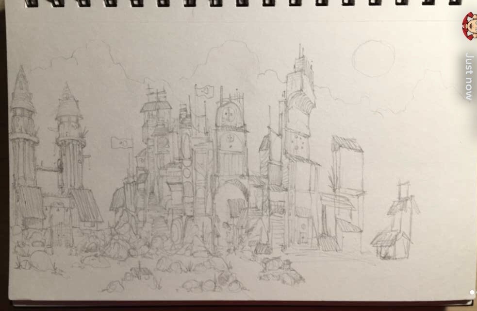 ArtStation - Kingdom sketch