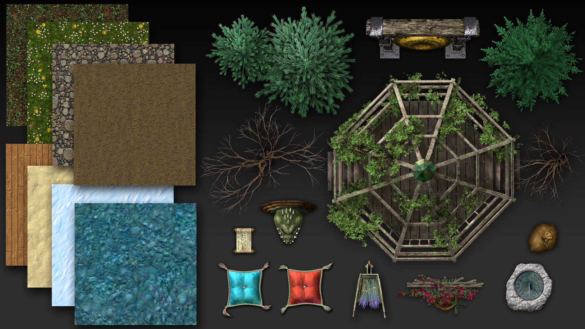 Garrick Damir - RPG & map making art for Fluid