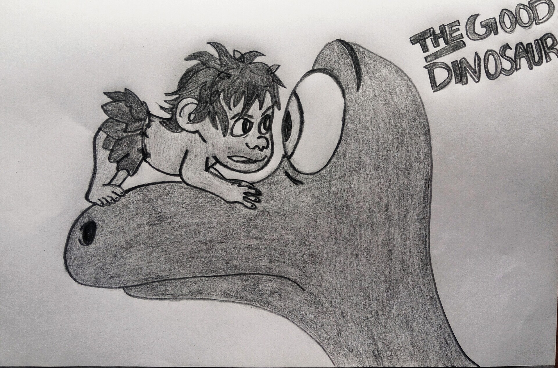 how to draw spot the good dinosaur