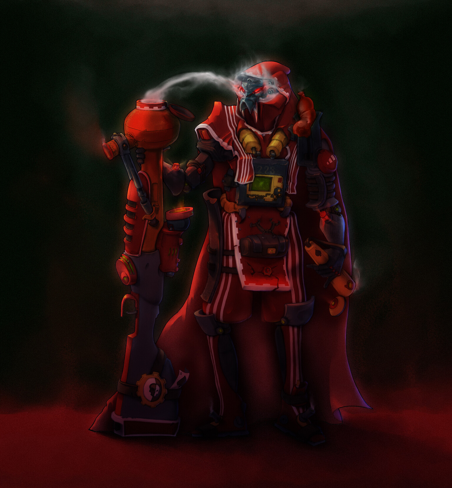 ArtStation - Skitarii dark mechanicus