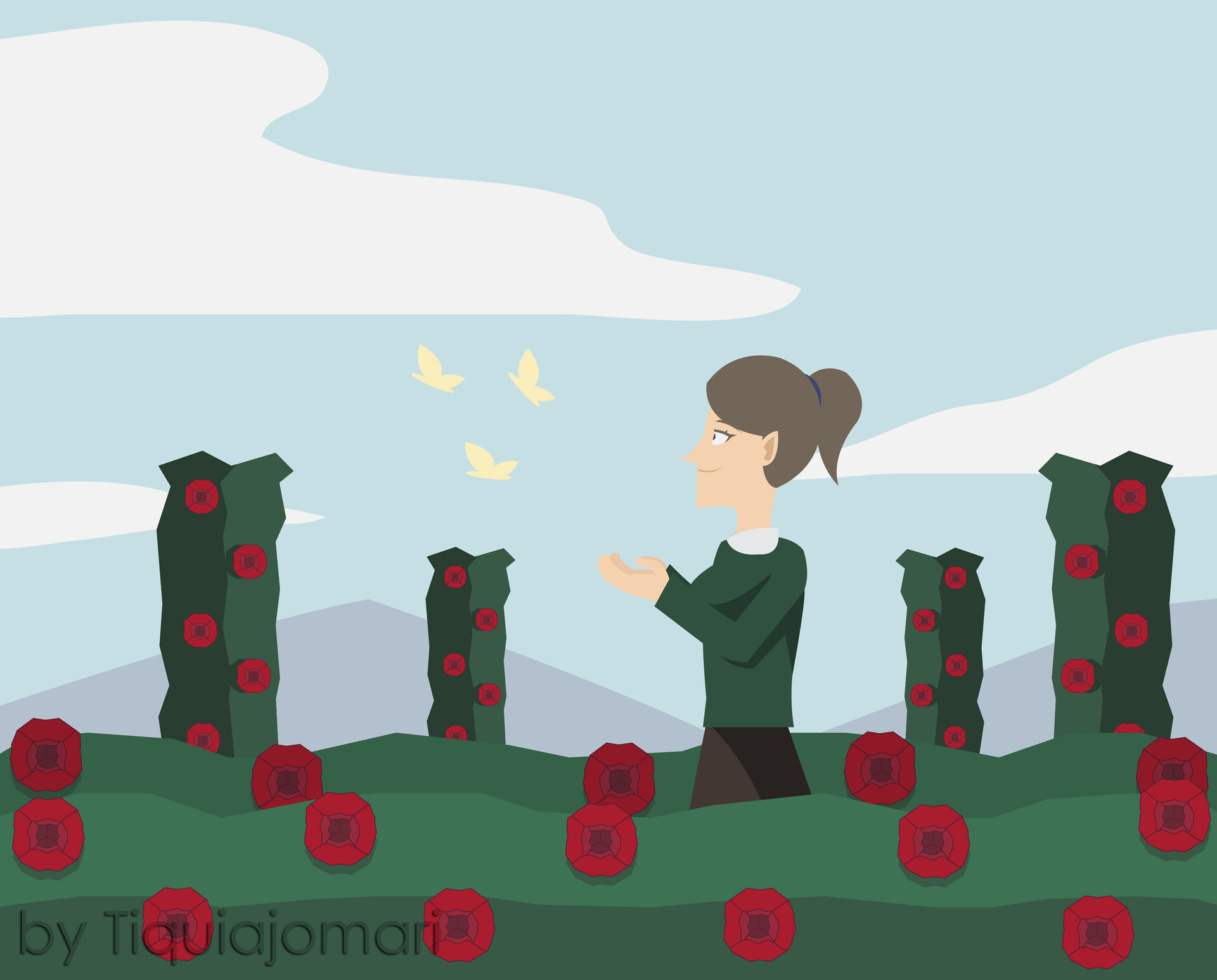 ArtStation - Rose Garden