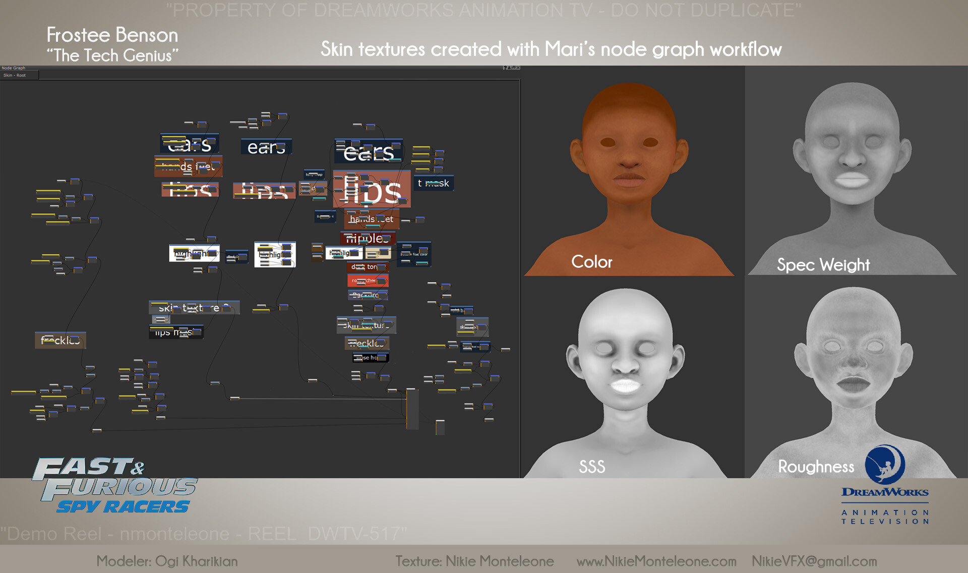 Nikie Monteleone - Fast & Furious: Spy Racers "Frostee Benson"