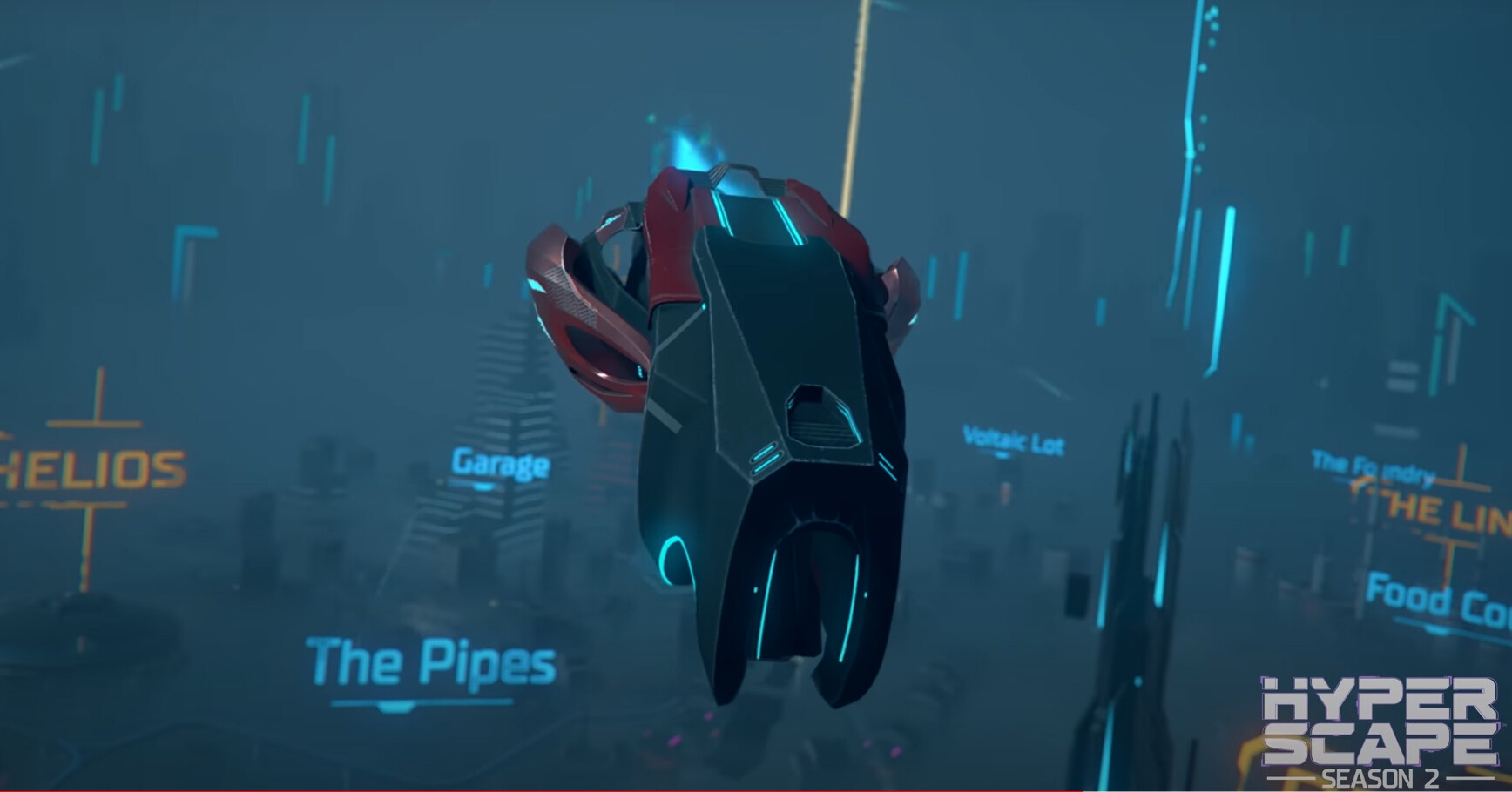 Jorge Angulo - Hyper Scape | MisterRed werewolf battle insertion pod concept art