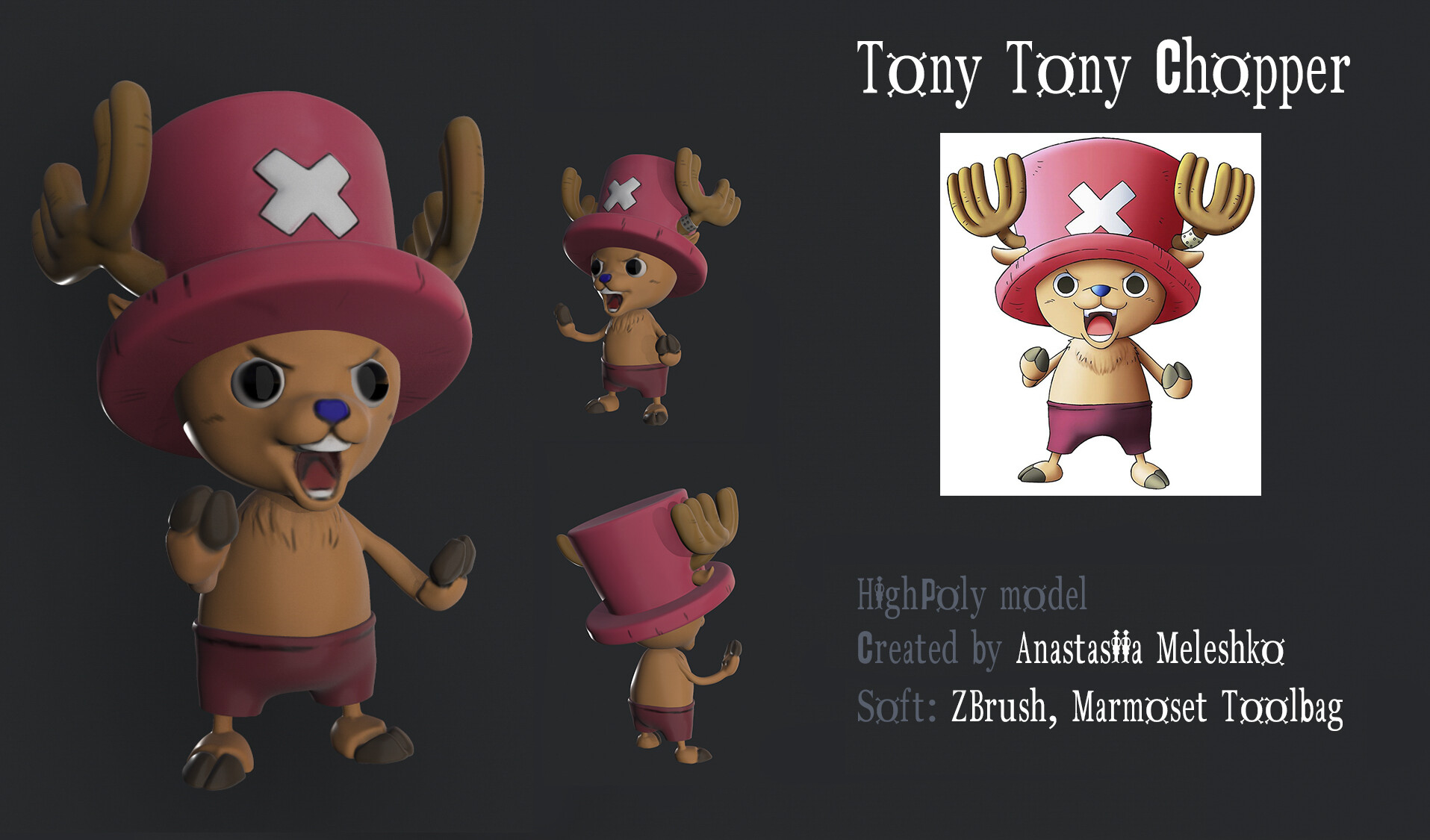 ArtStation - Tony Tony Chopper