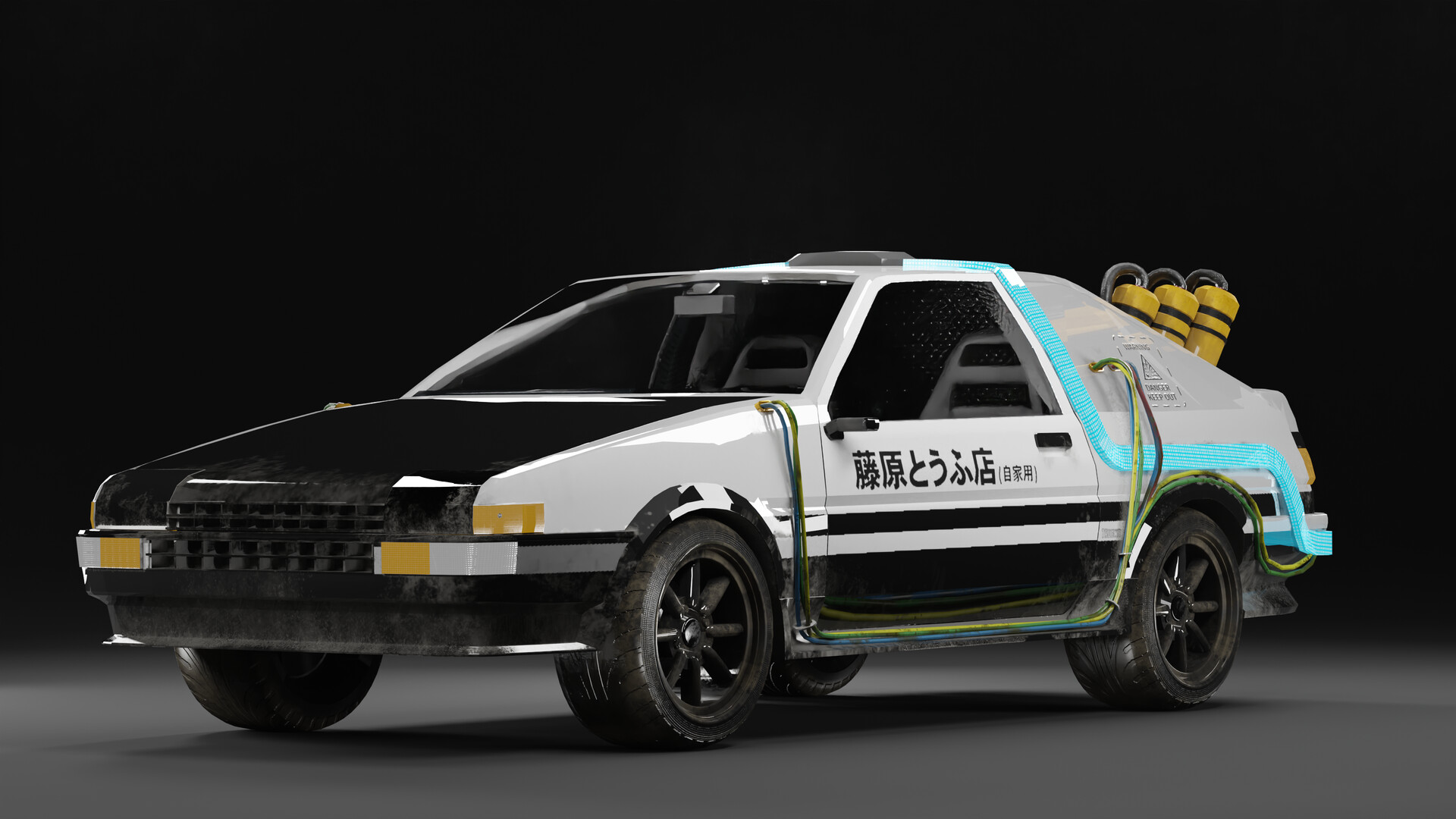 ArtStation - Futuristic Toyota AE86