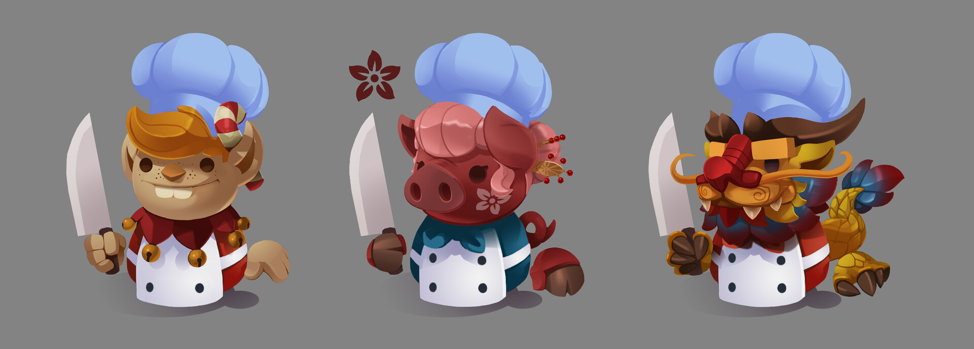 Luke Viljoen - Overcooked 2 Concepts Characters/Environments