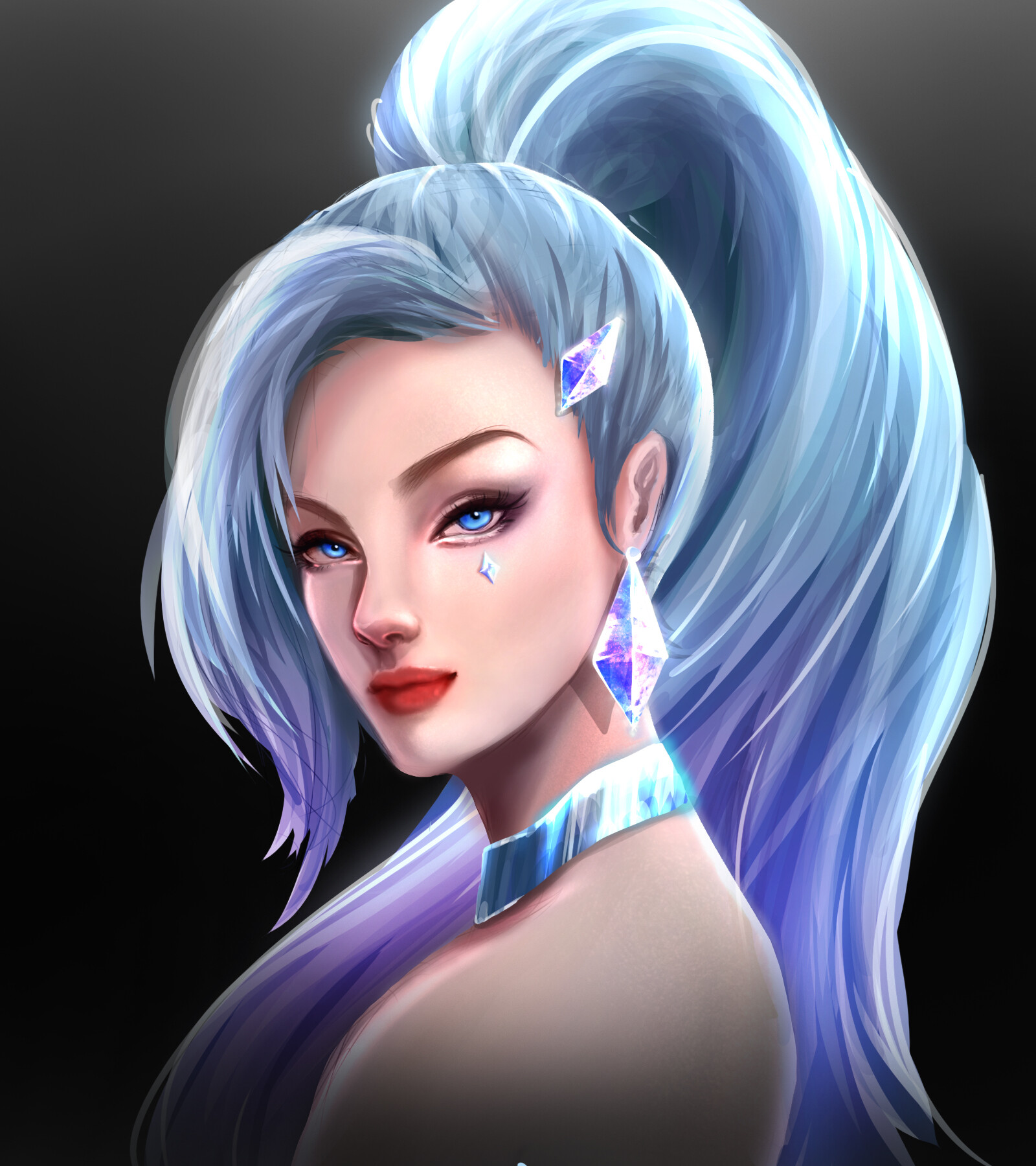 ArtStation - FANART | K/DA Seraphine | League Of Legends