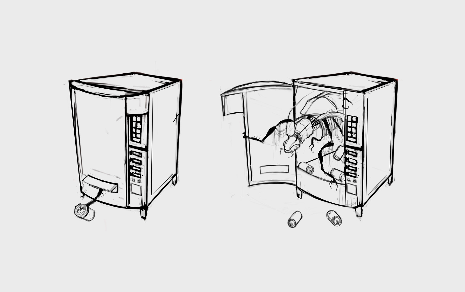 ArtStation - A perfectly normal soda dispenser