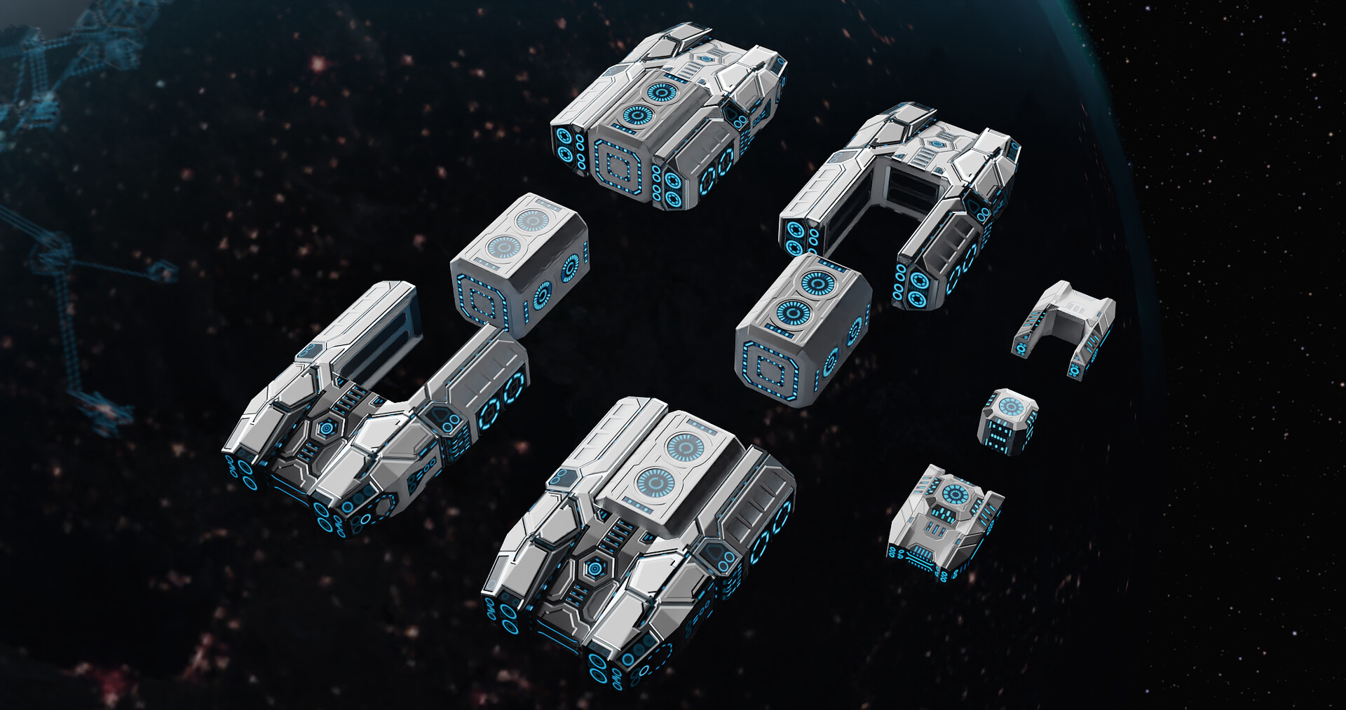 ArtStation - Cargo ship models for a game
