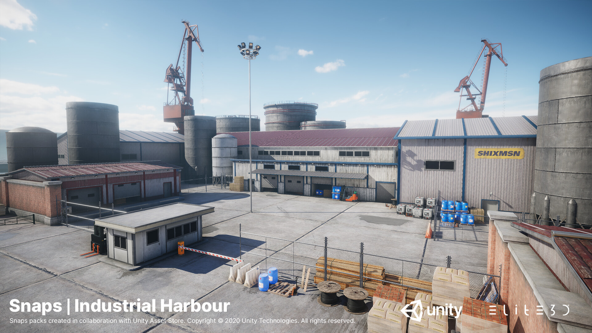 Victor Plazas - Industrial Harbour asset pack