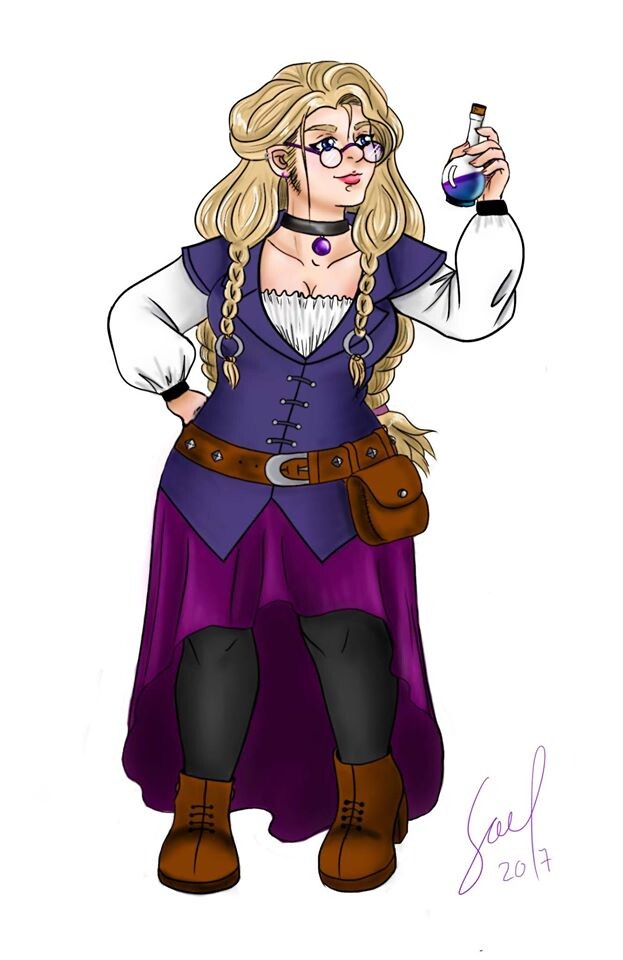 SaEl - Ingaret Bronzebottom the Magical Dwarf