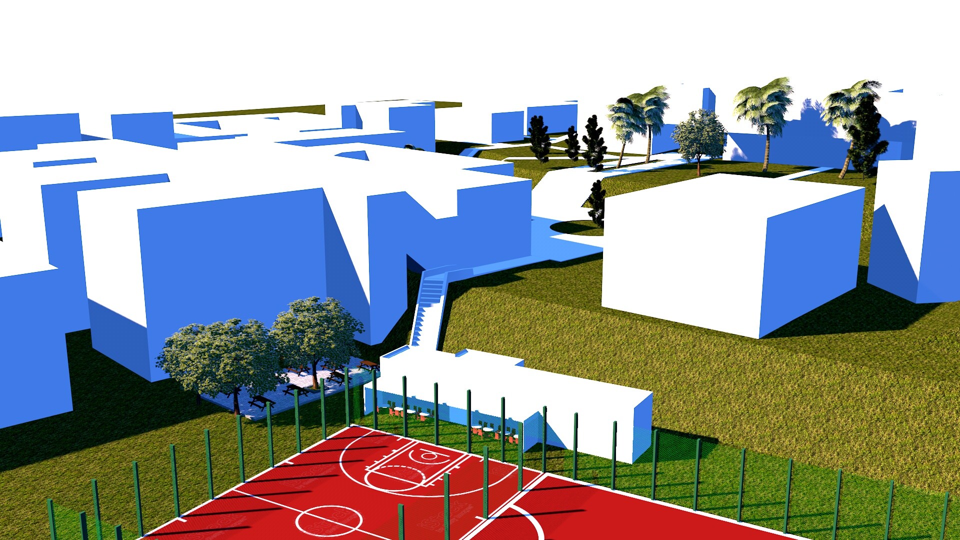 ArtStation - School 3D Model