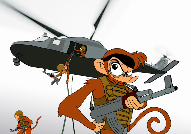ArtStation - Monkey sketch