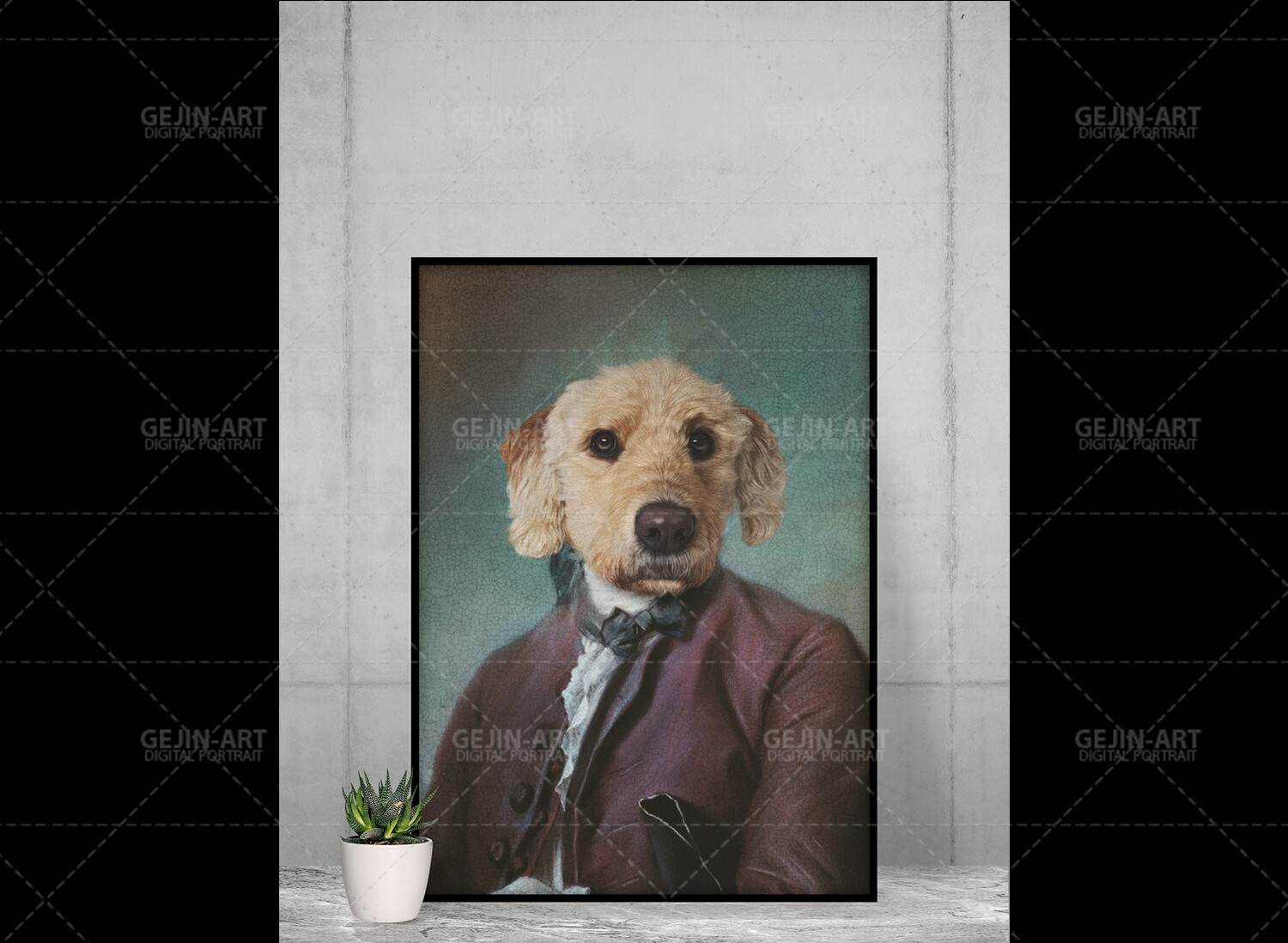 ArtStation - The Ambassador Portrait Template Design