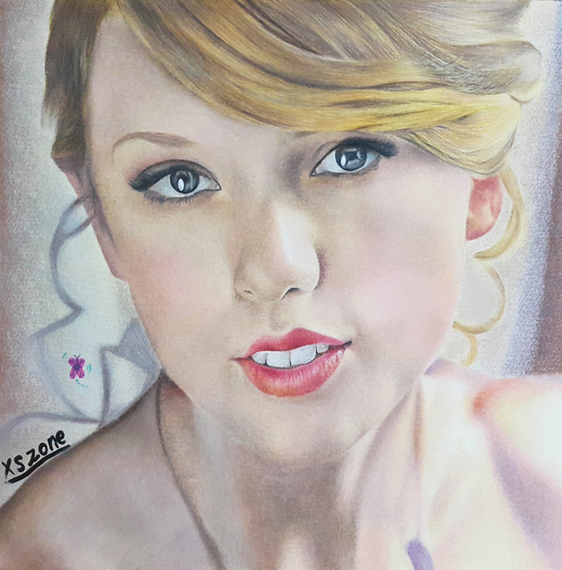 Taylor Swift Pencil Drawing