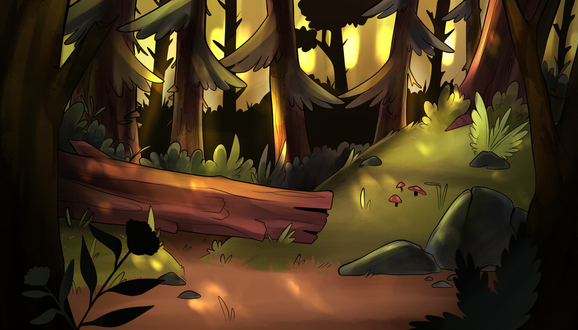 ArtStation - Background practice (With Timelapse)