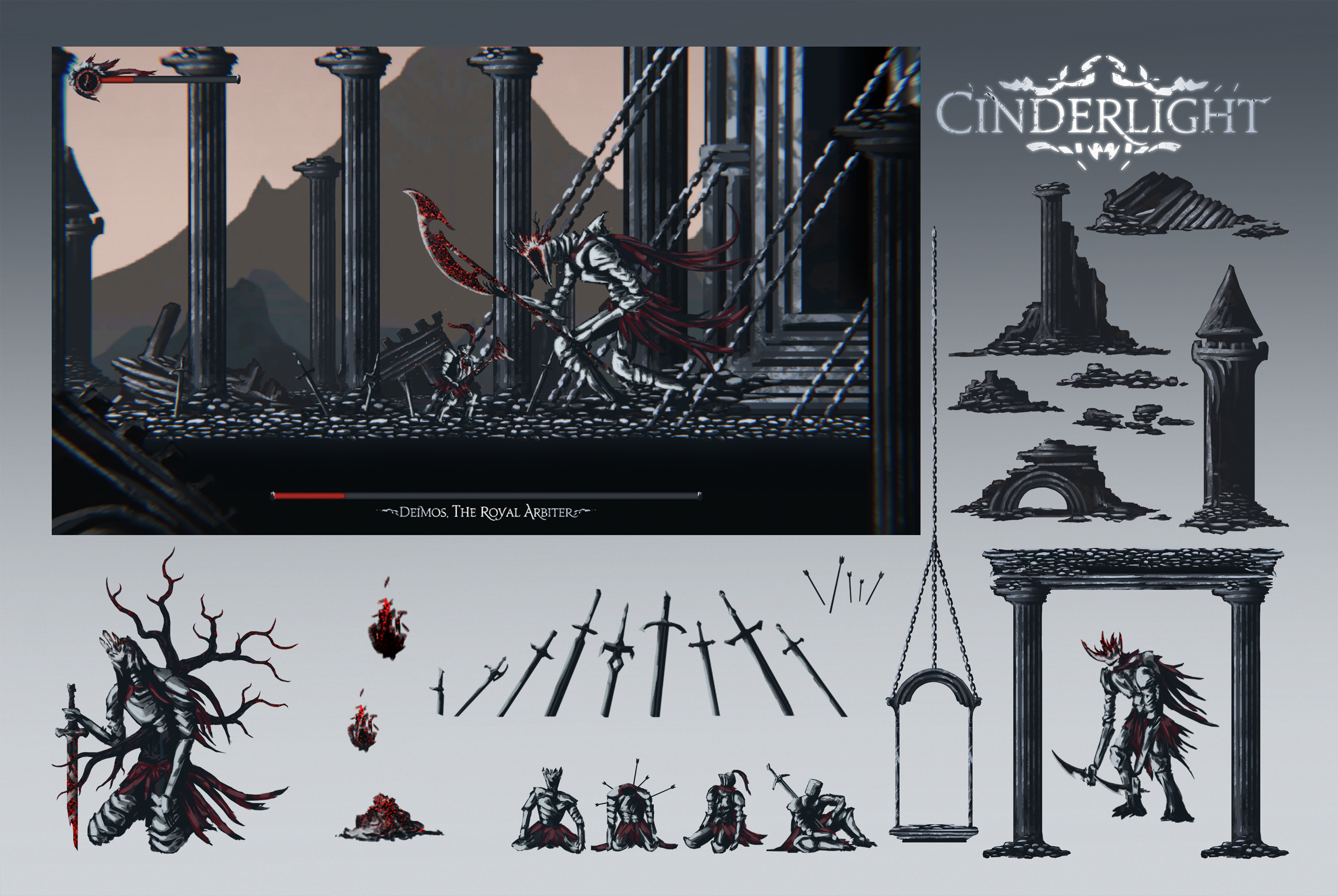 Kyle Concept Art - Cinderlight (Torrefied Ruins) - 2019