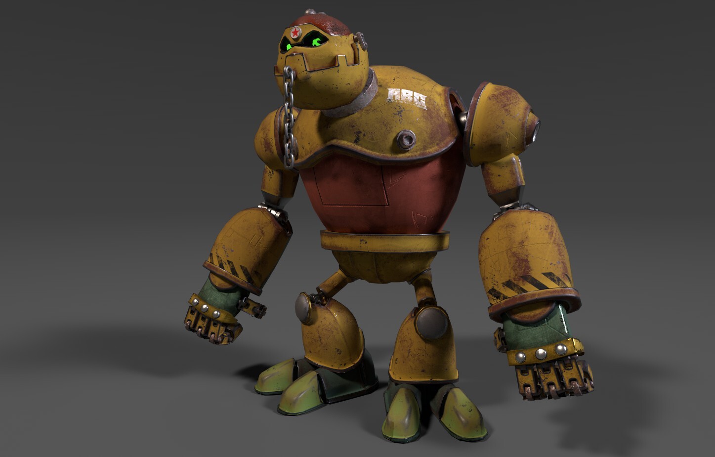 Laurédane Collin - 'Mongrol' ABC Warriors 3D Model