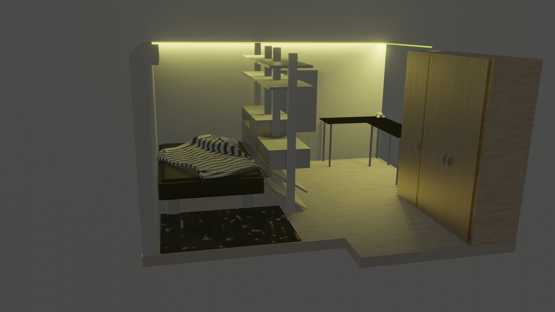 ArtStation - Uni work: Isometric Room
