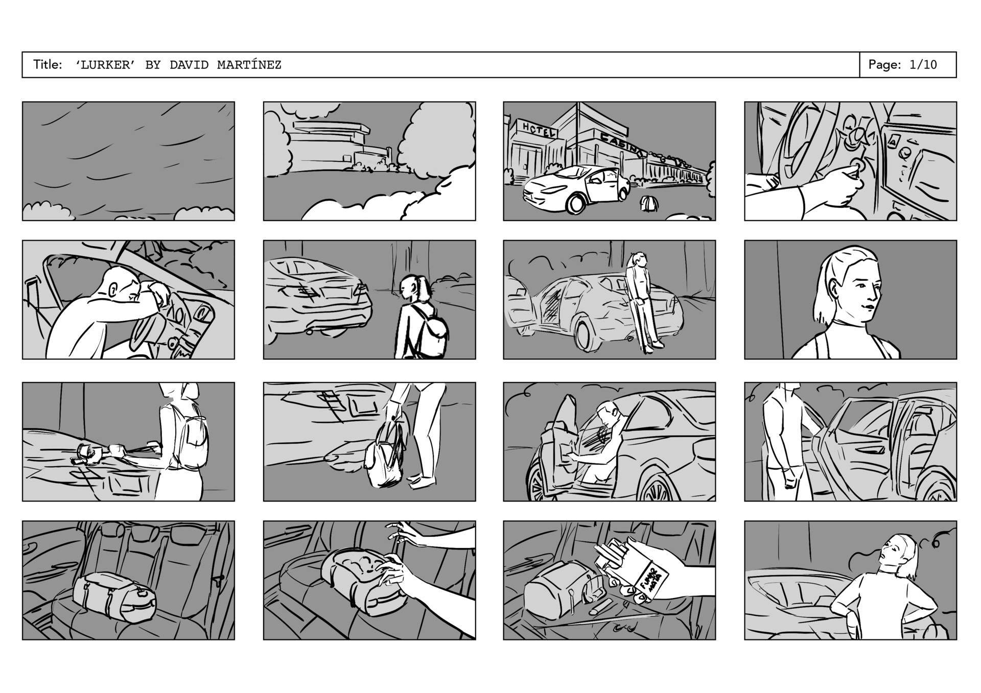 ArtStation - WIP Storyboard for Live Action Short Film