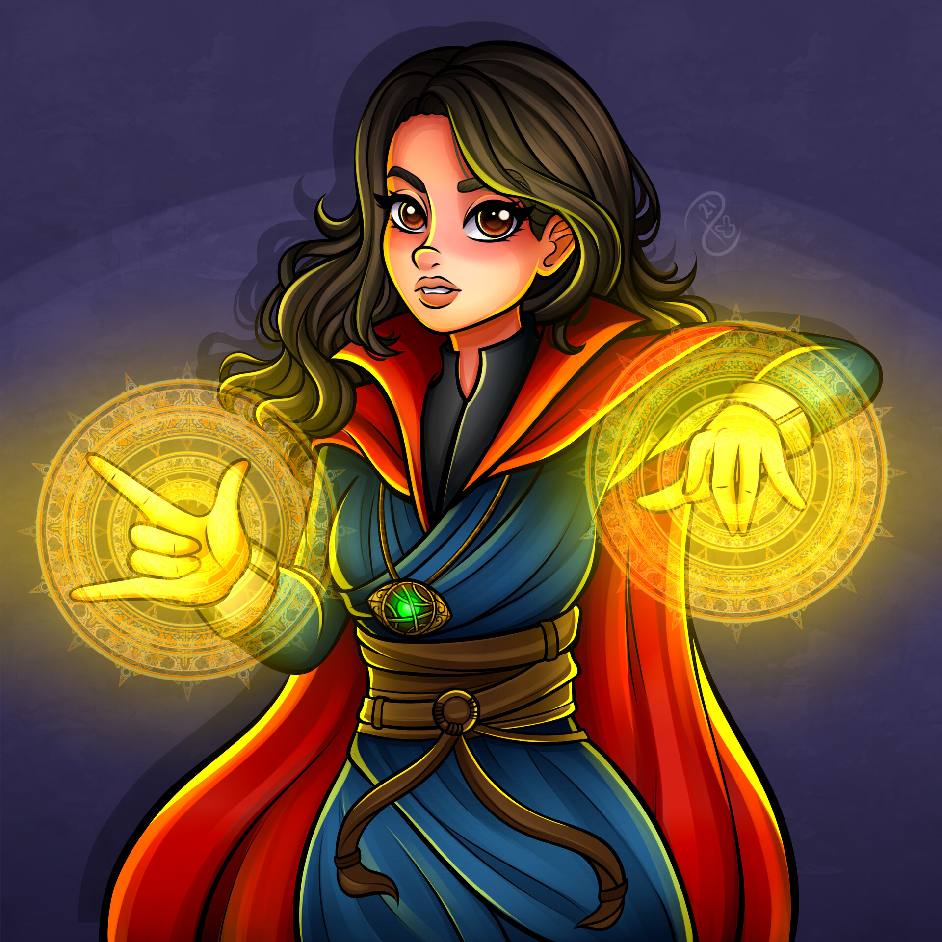 ArtStation - Dr. Strange Female Version - Commission