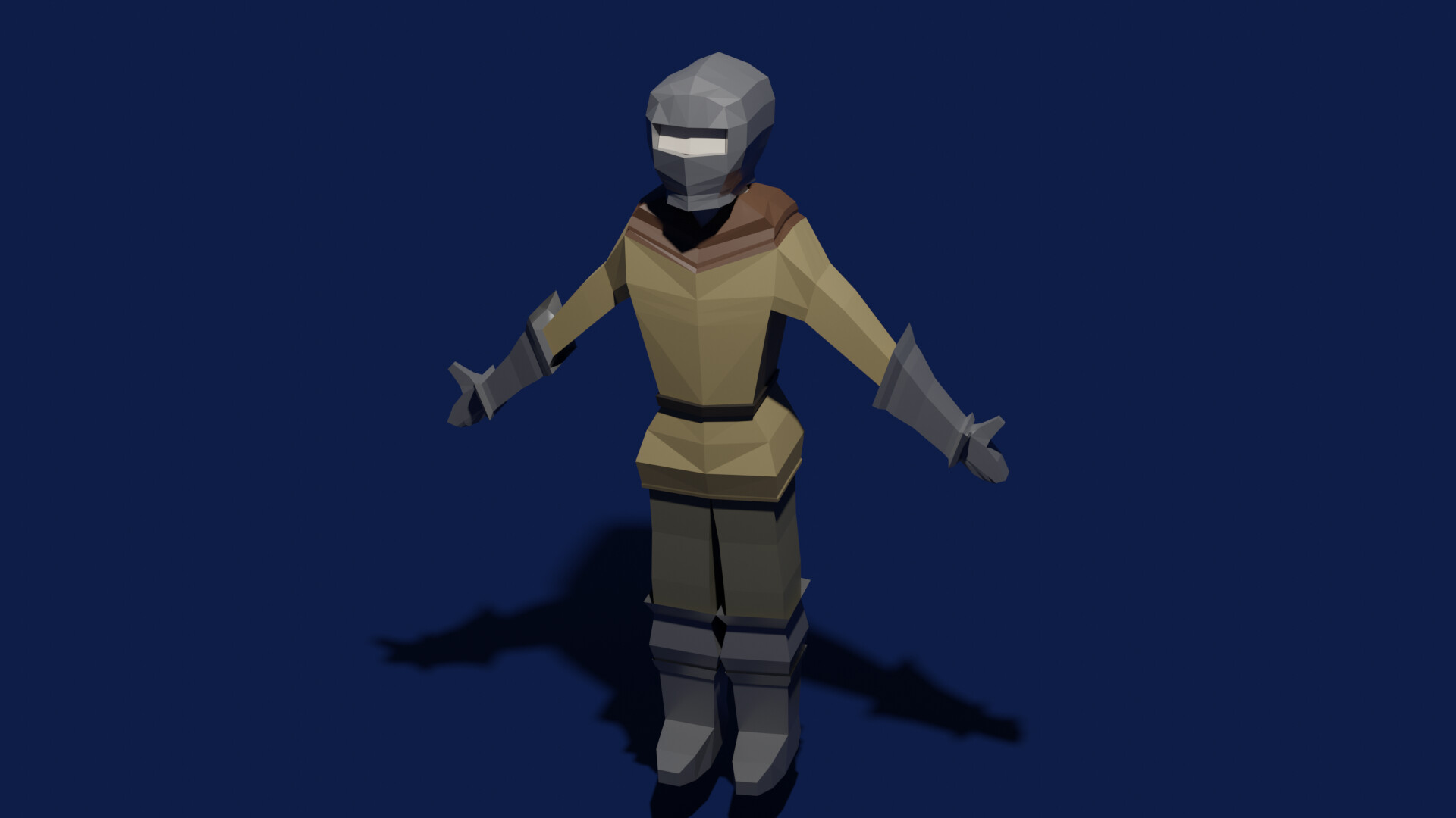 ArtStation - 'Knight' in LowPoly