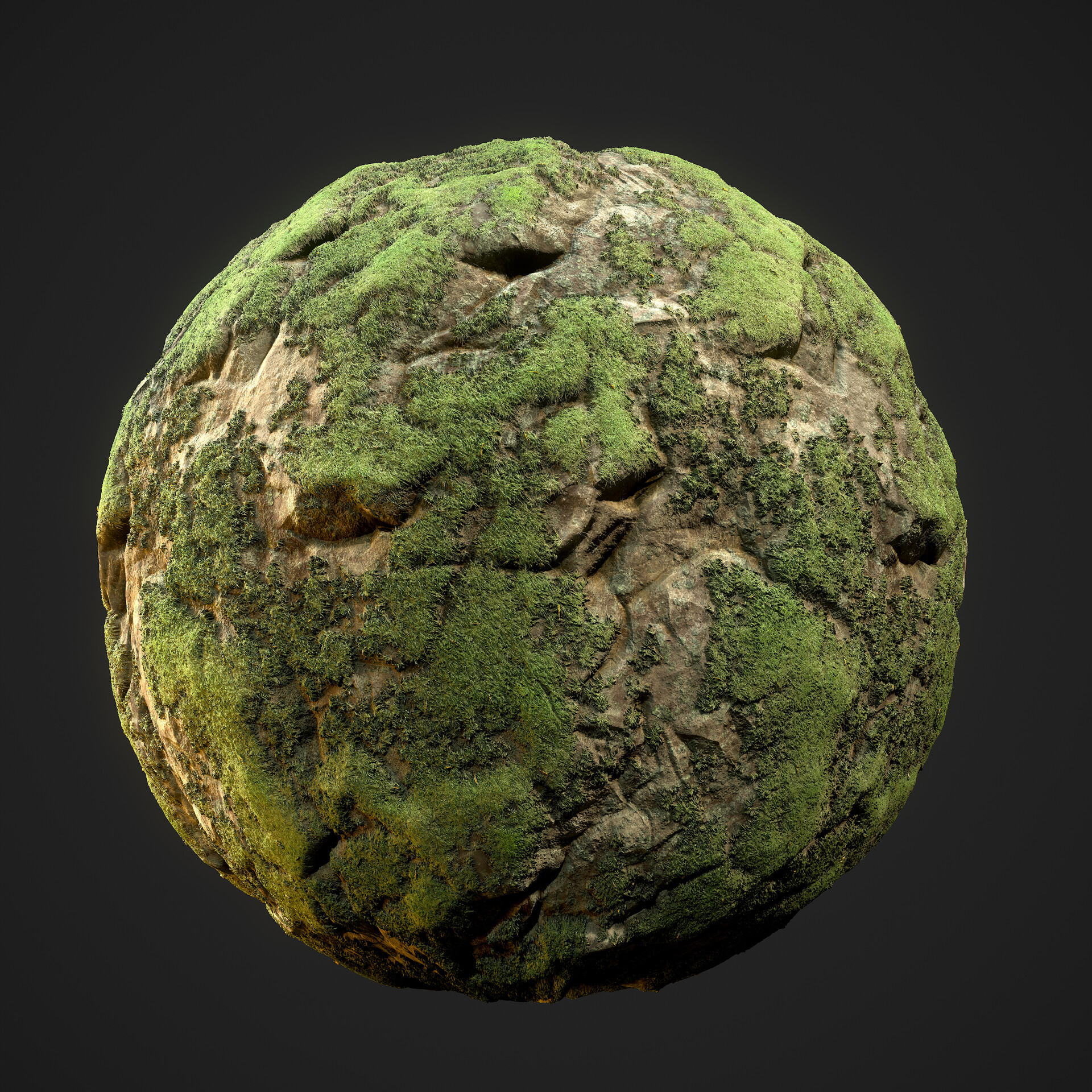 ArtStation - Mossy Rock_V2