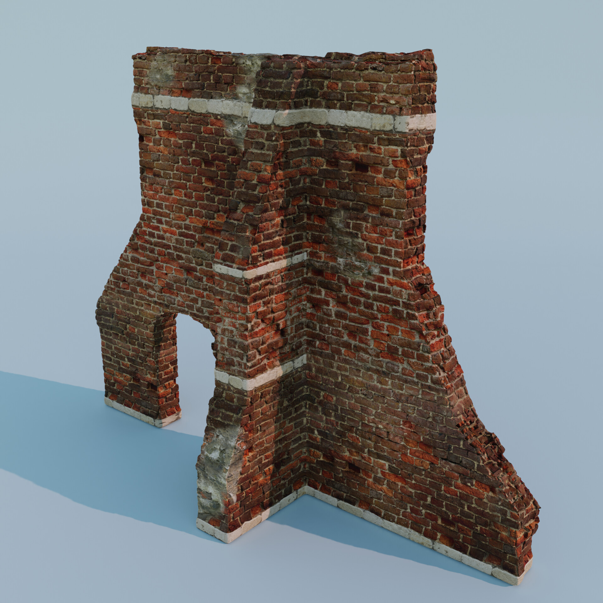 ArtStation - BrickWall Study