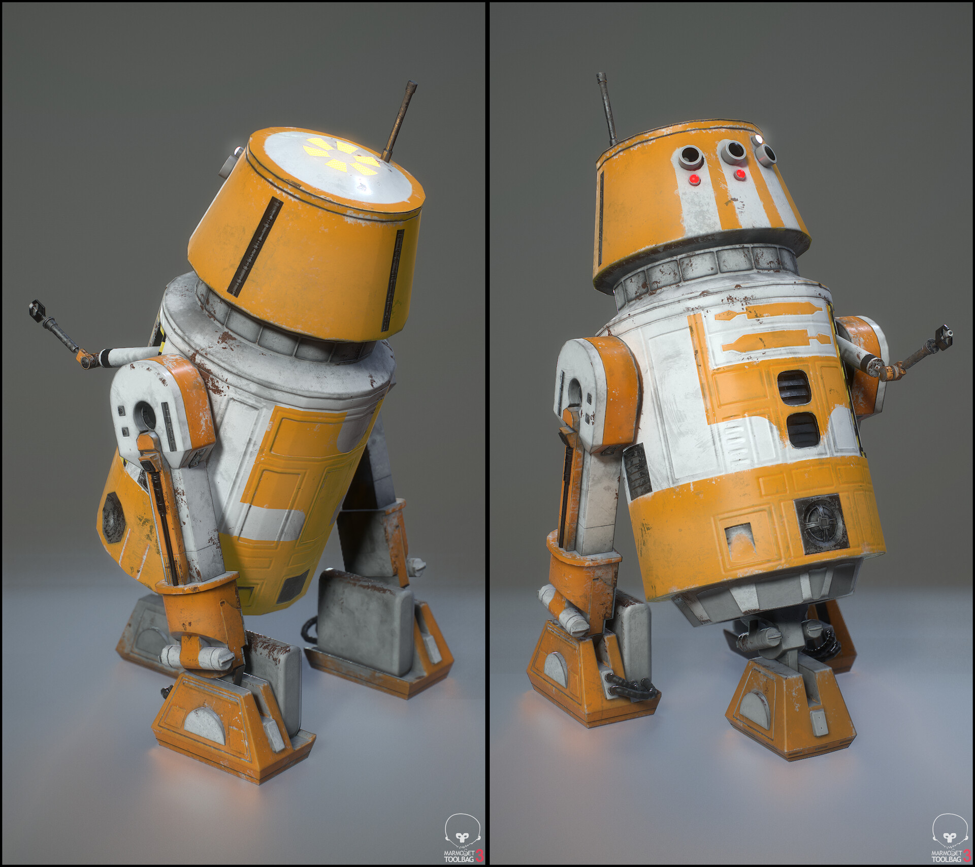 ArtStation - U9-C4 Astromech Droid