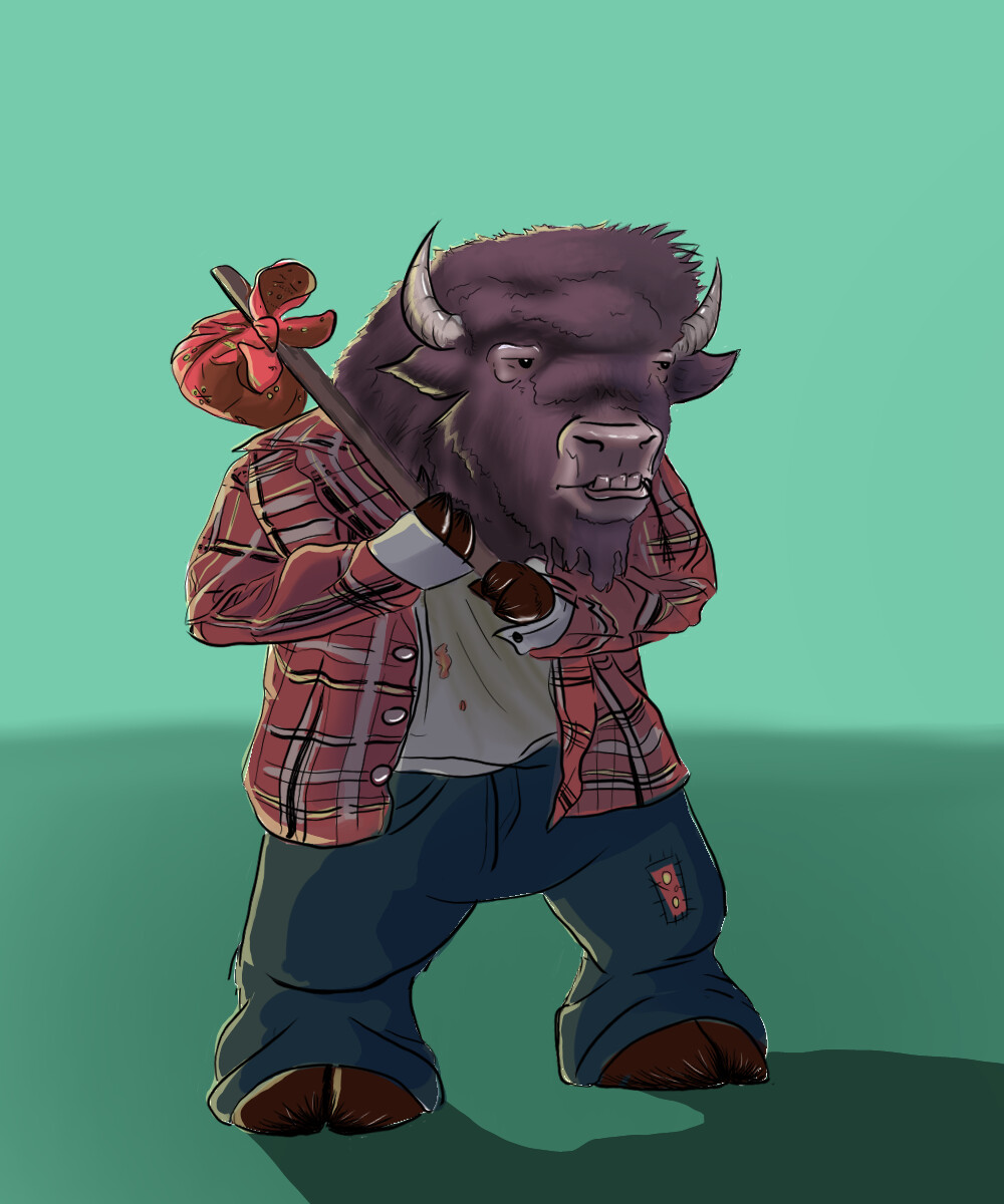 ArtStation - Where the Bison Roam