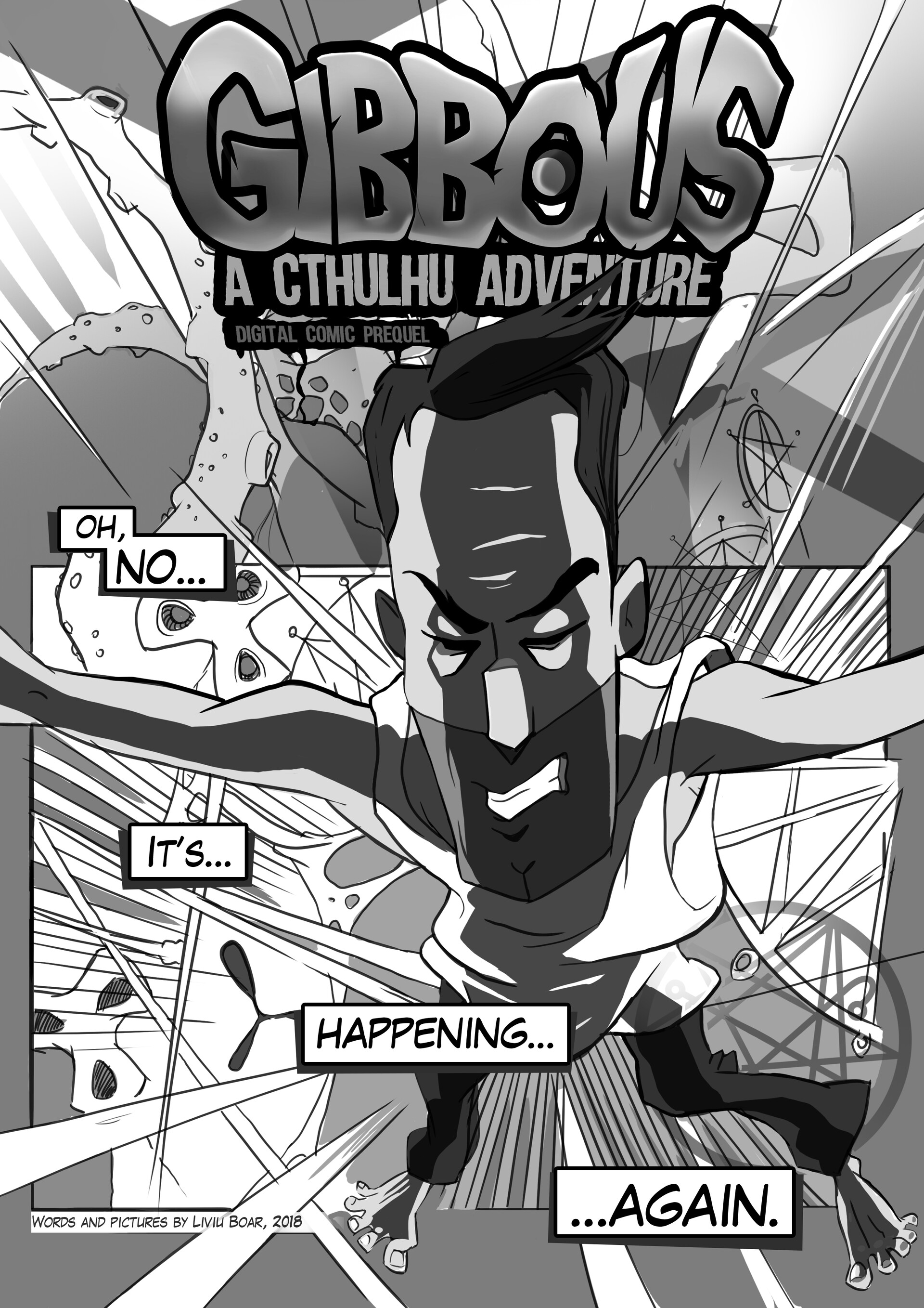 ArtStation - Gibbous - A Cthulhu Adventure Digital Prequel Comic