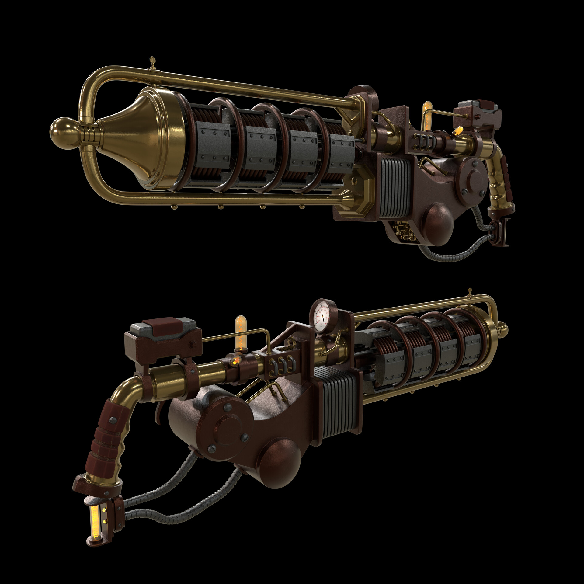 ArtStation - Steampunk Gun