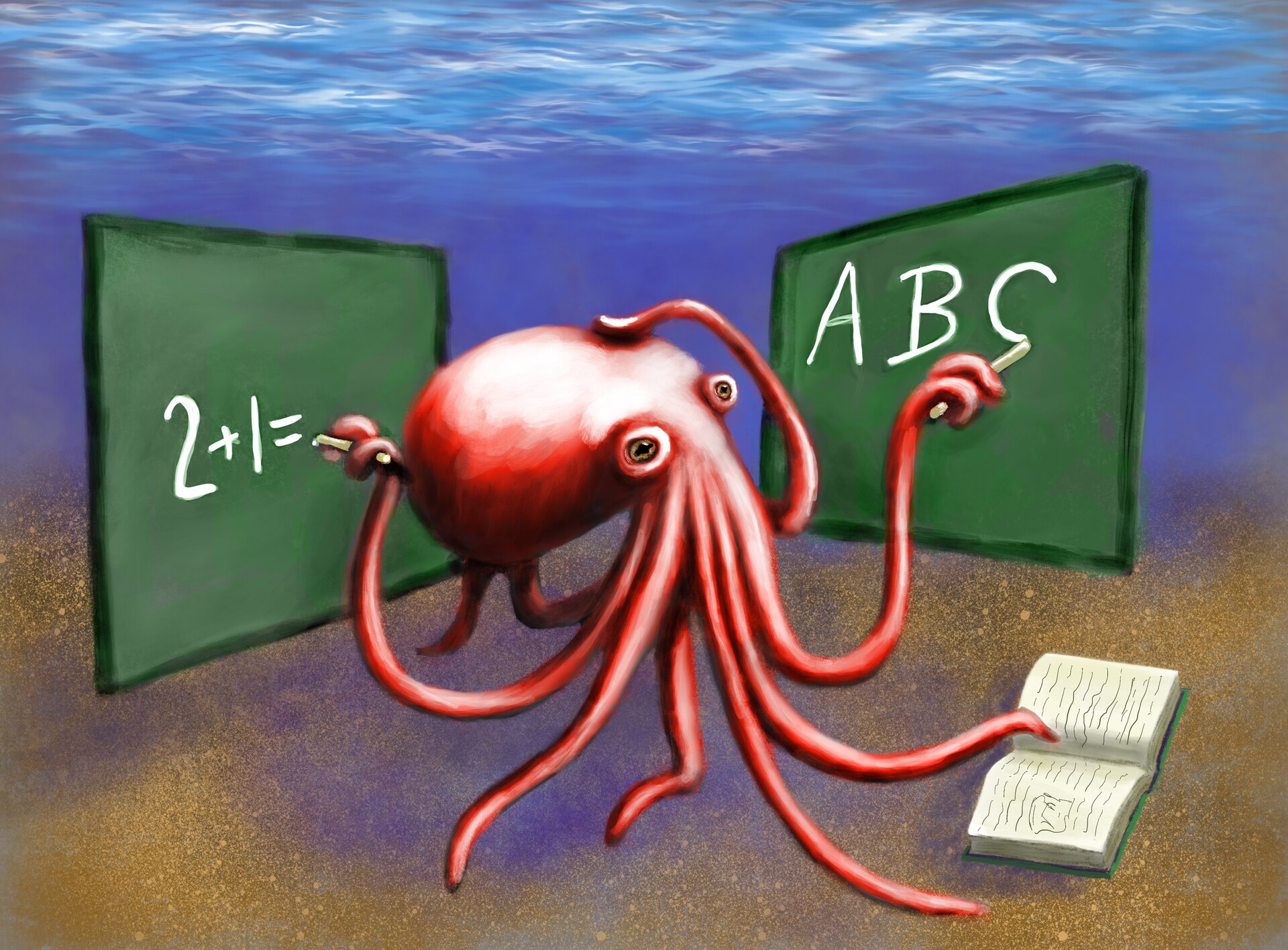 ArtStation - Octopus Multitasking