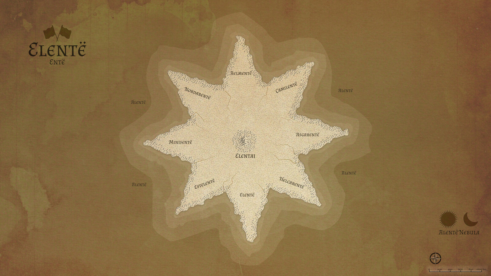 Anamura Alententa - Elentë Map