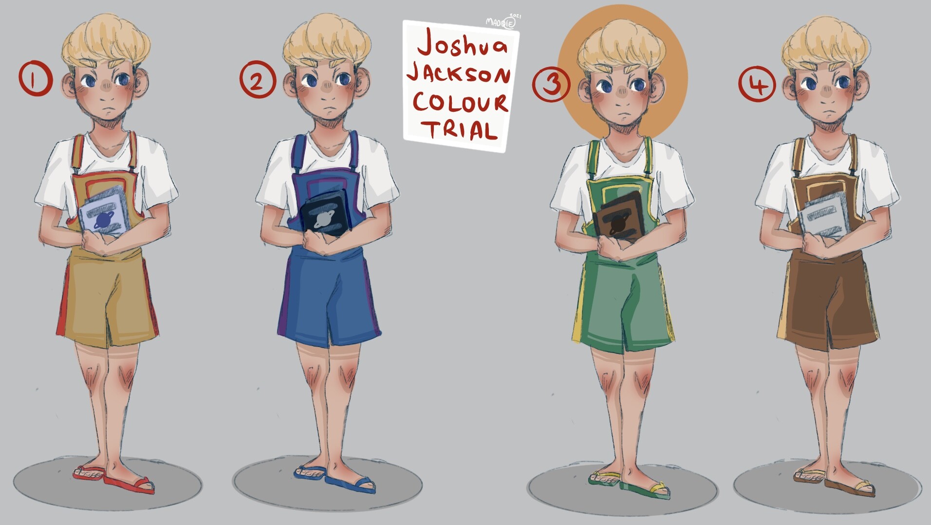 ArtStation - Joshua Jackson Colour Chart Trials