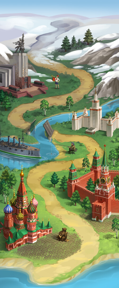 ArtStation - Russian Map