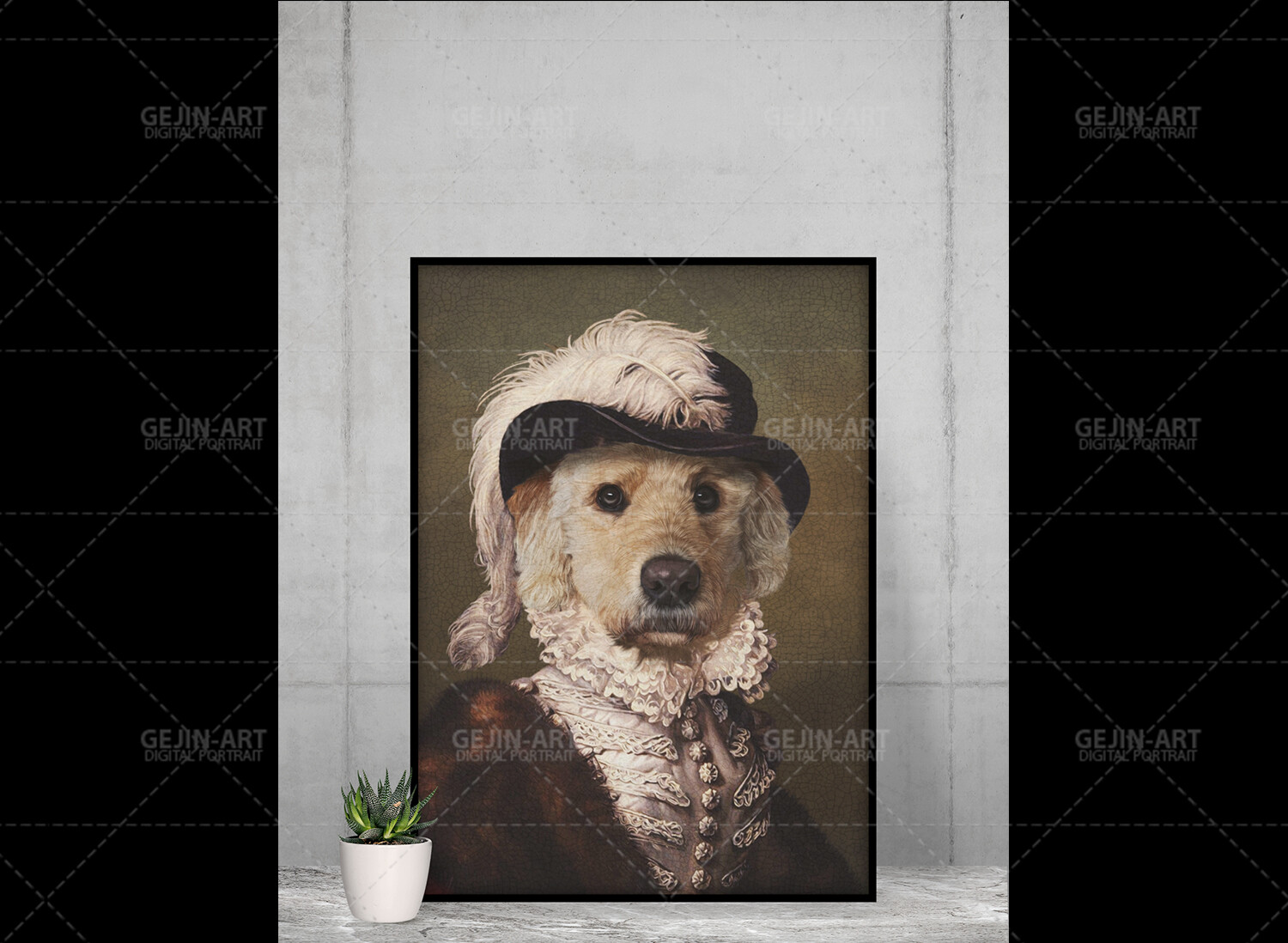 ArtStation - The historical portrait template design 22