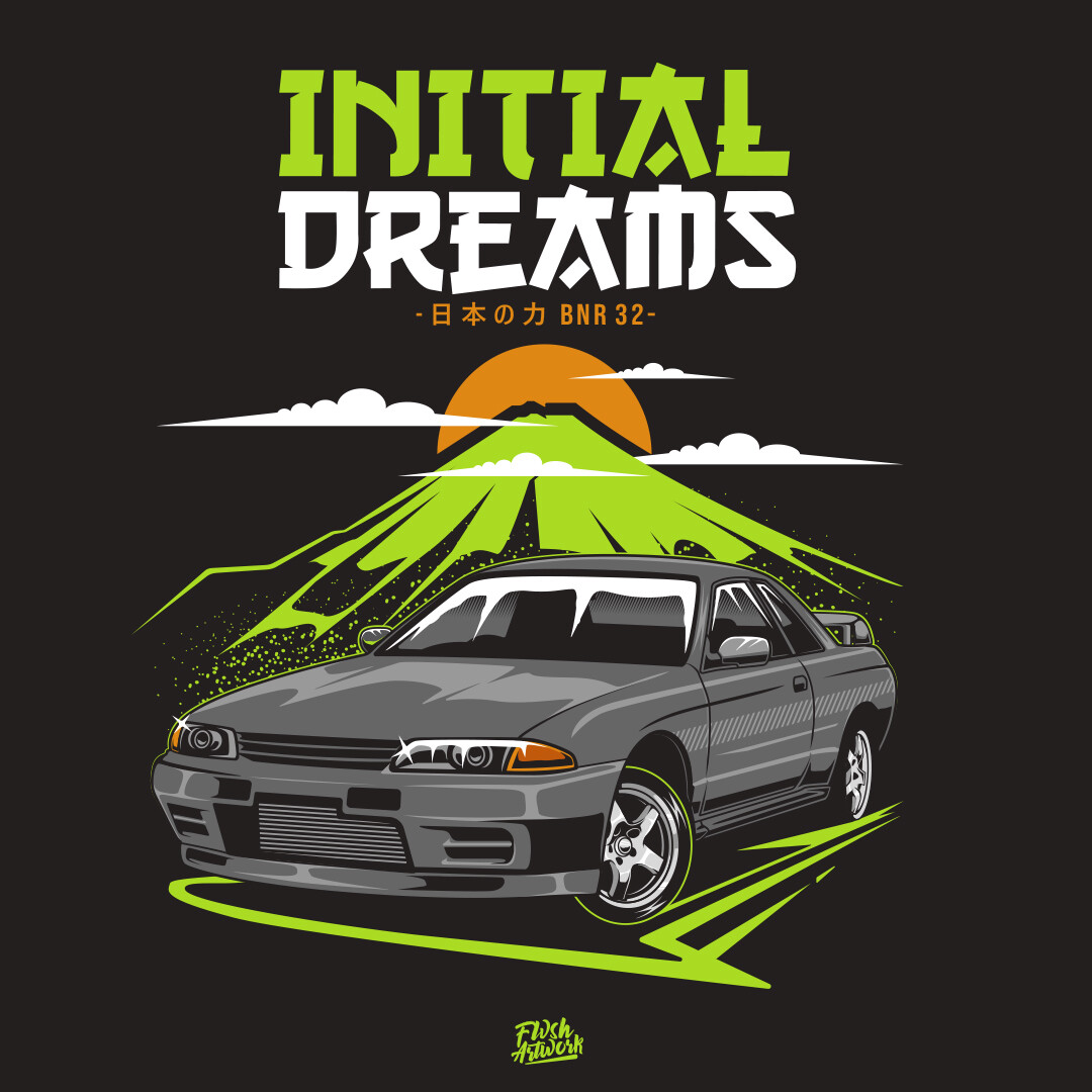 ArtStation - Initial D Artwork