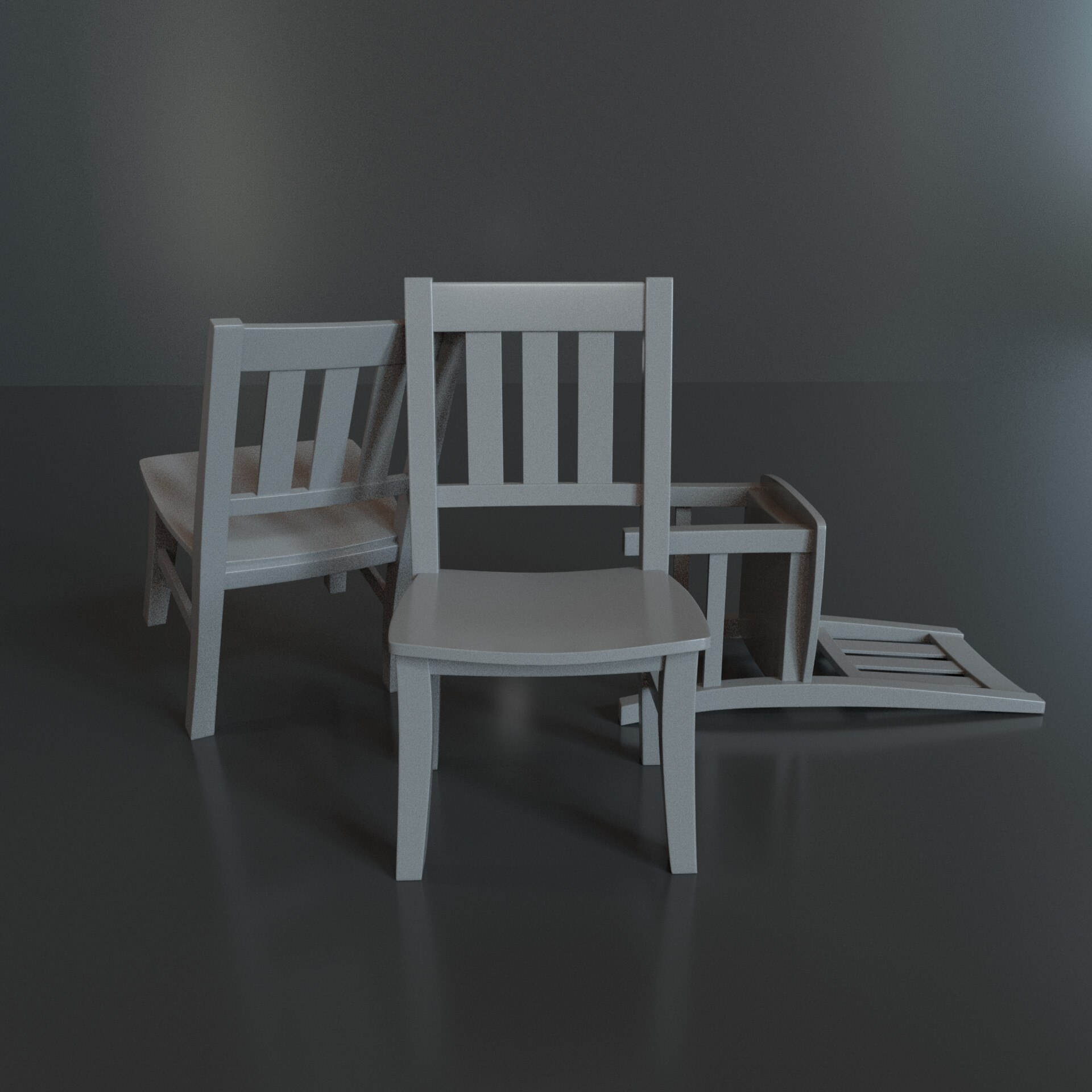 ArtStation - Wooden Chair Model
