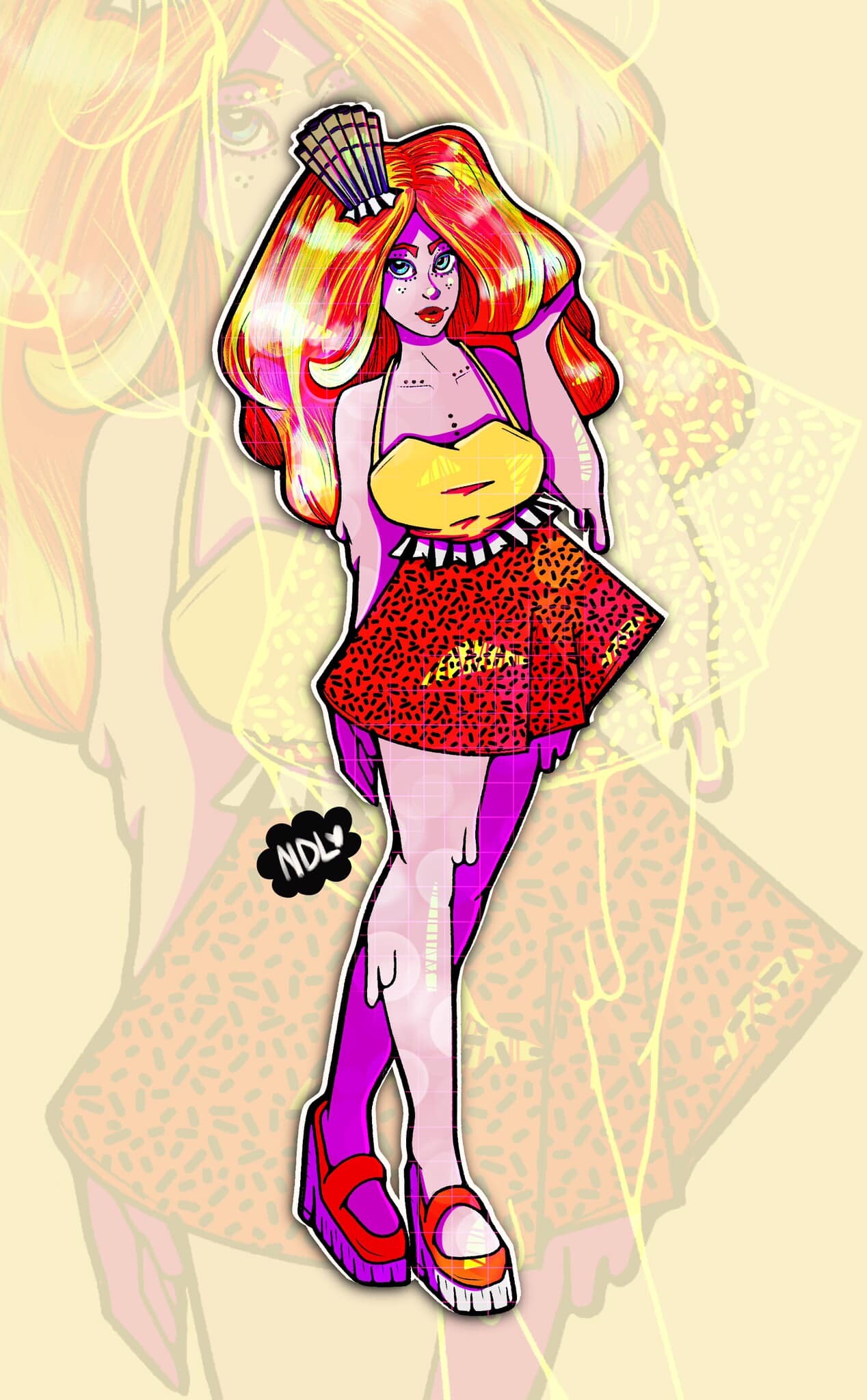 ArtStation - Monster High Doll - Gooliope Jellington