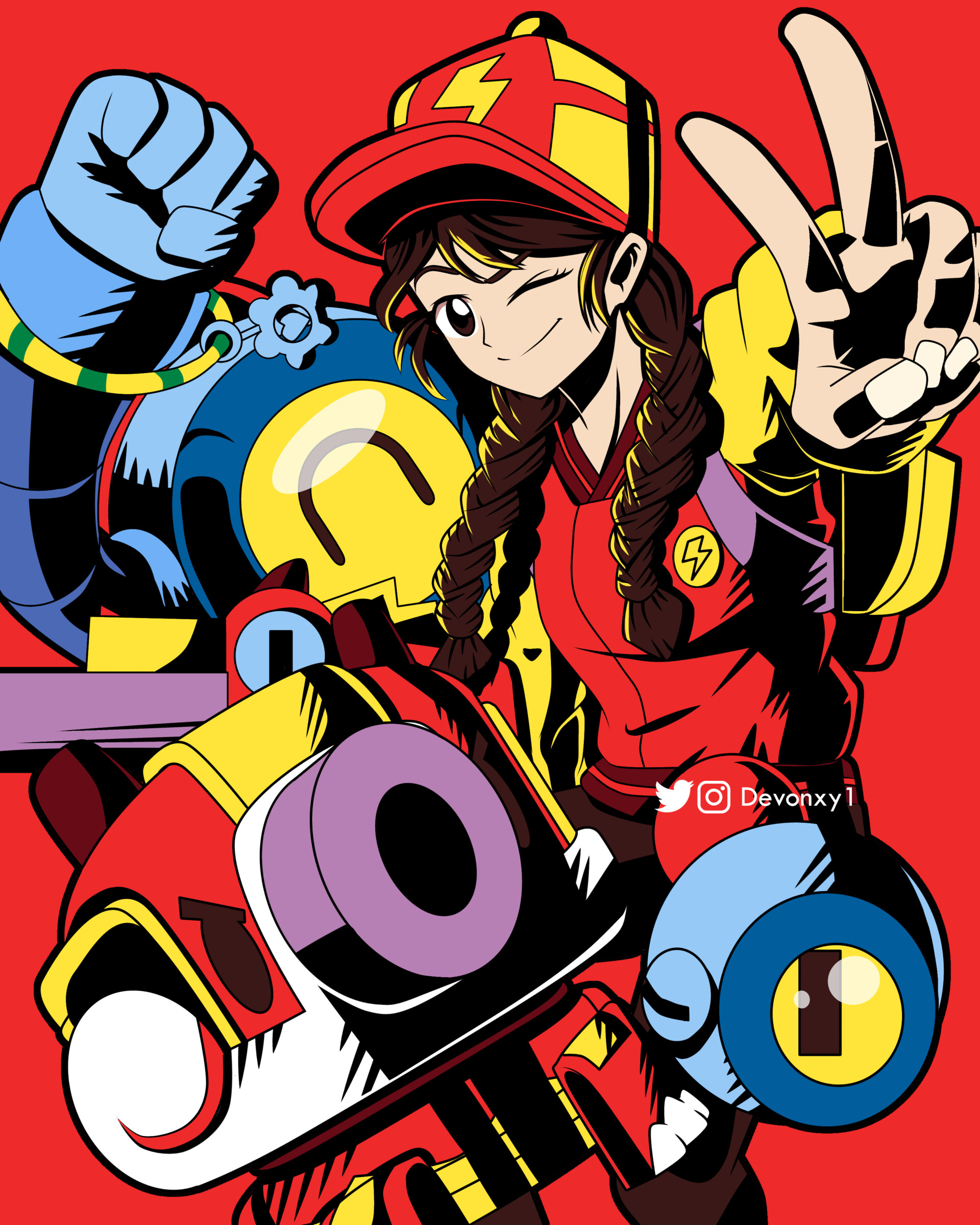 ArtStation - Red Dragon Jessie Fanart