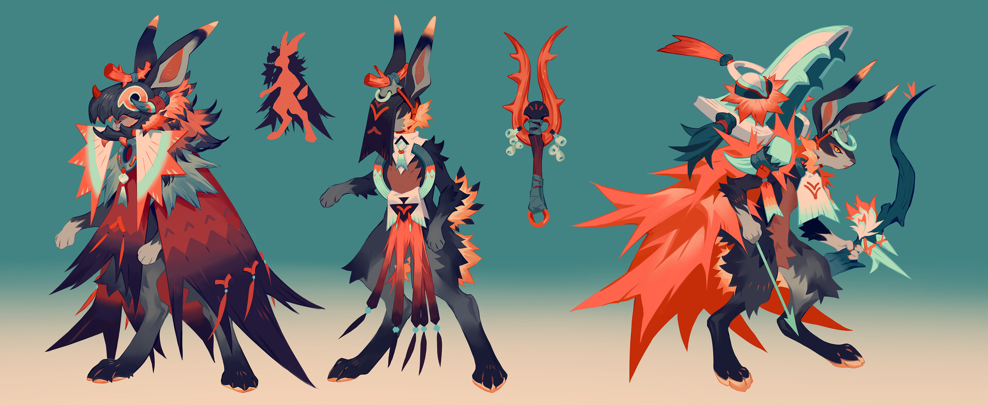 ArtStation - Creature Design Volcano hare